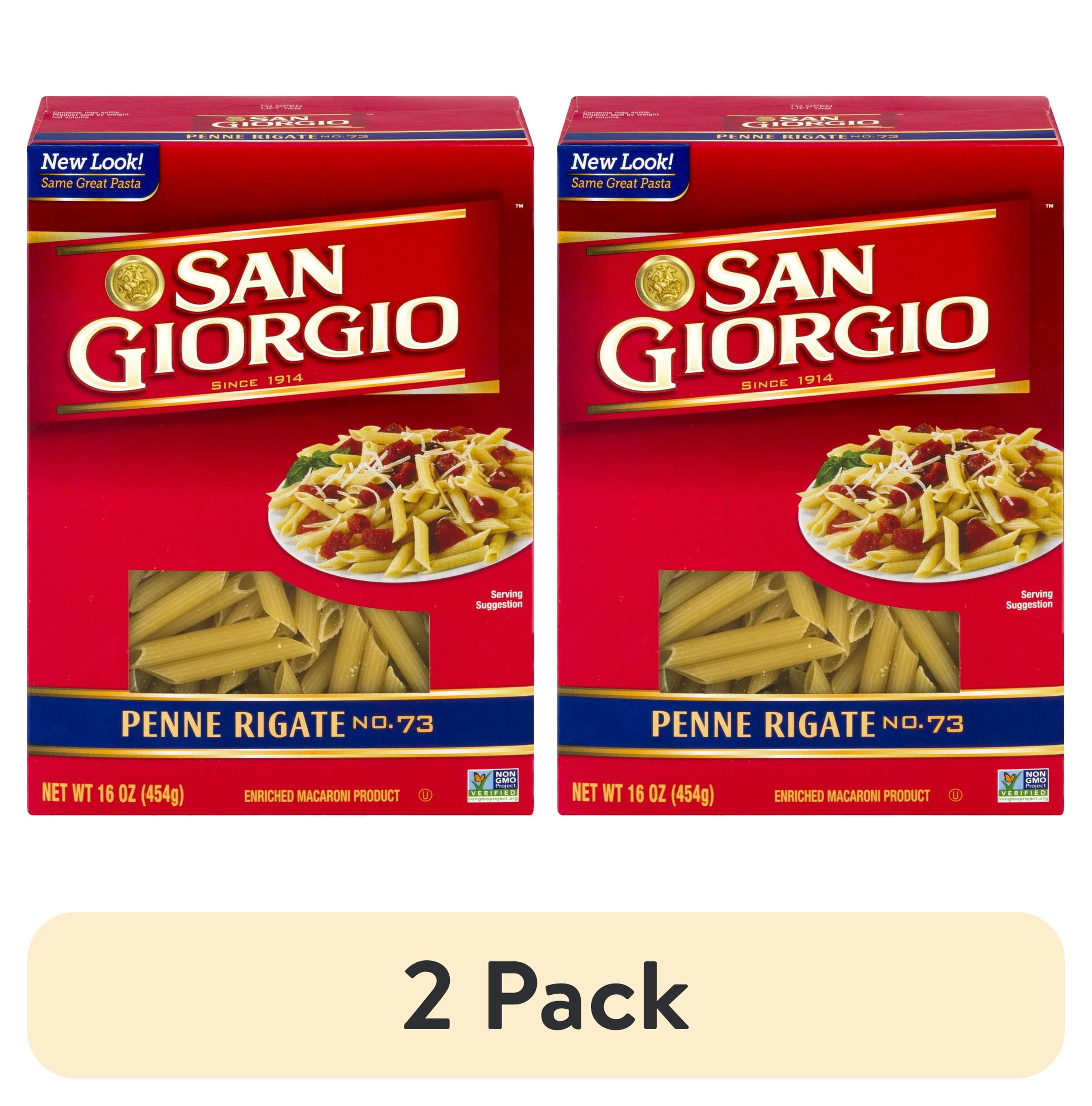 (2 pack) San Giorgio Penne Rigate Pasta, 16-Ounce Box - Walmart.com