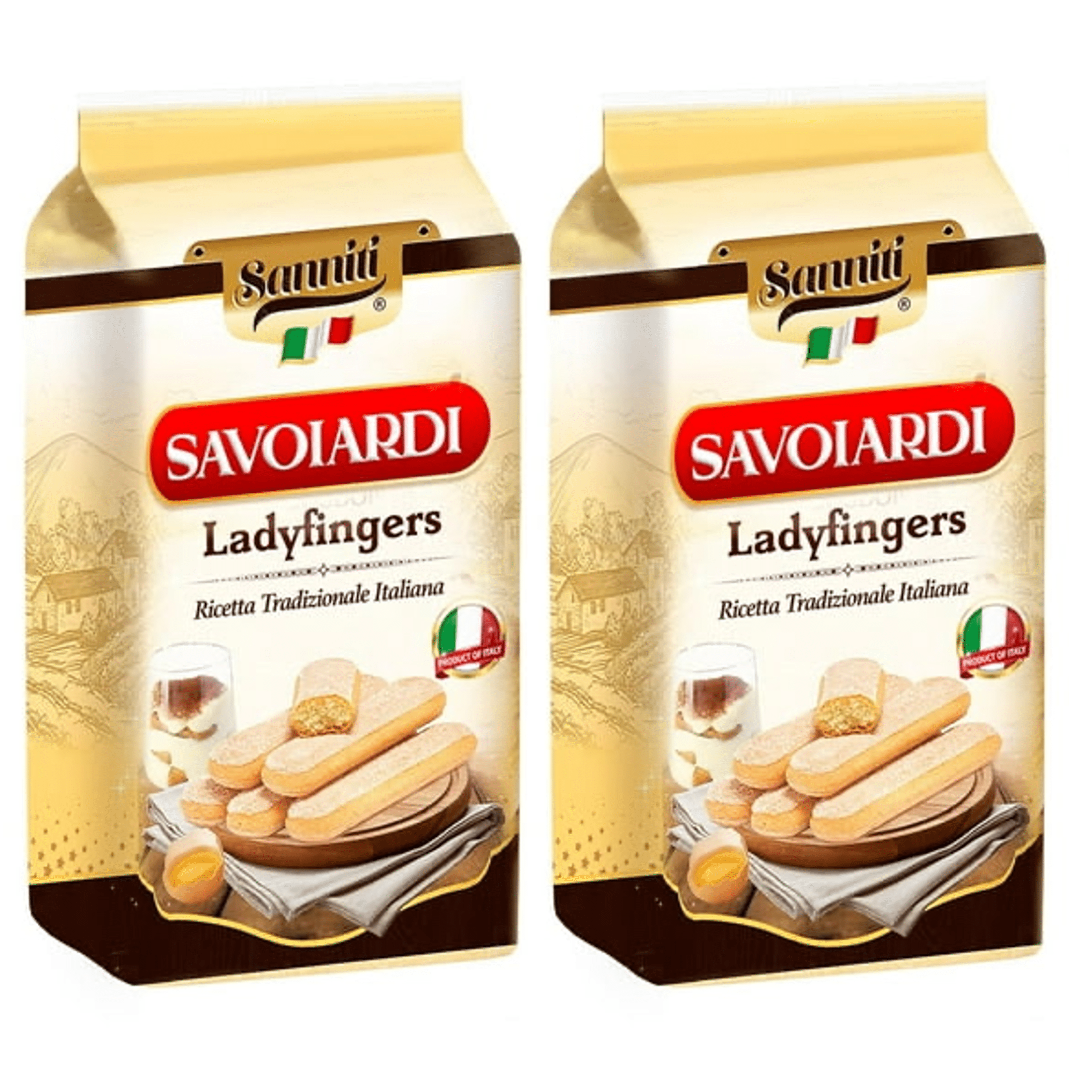 (2 pack) Sanniti Italian Savoiardi Ladyfingers Cookies, 17 oz - Walmart ...