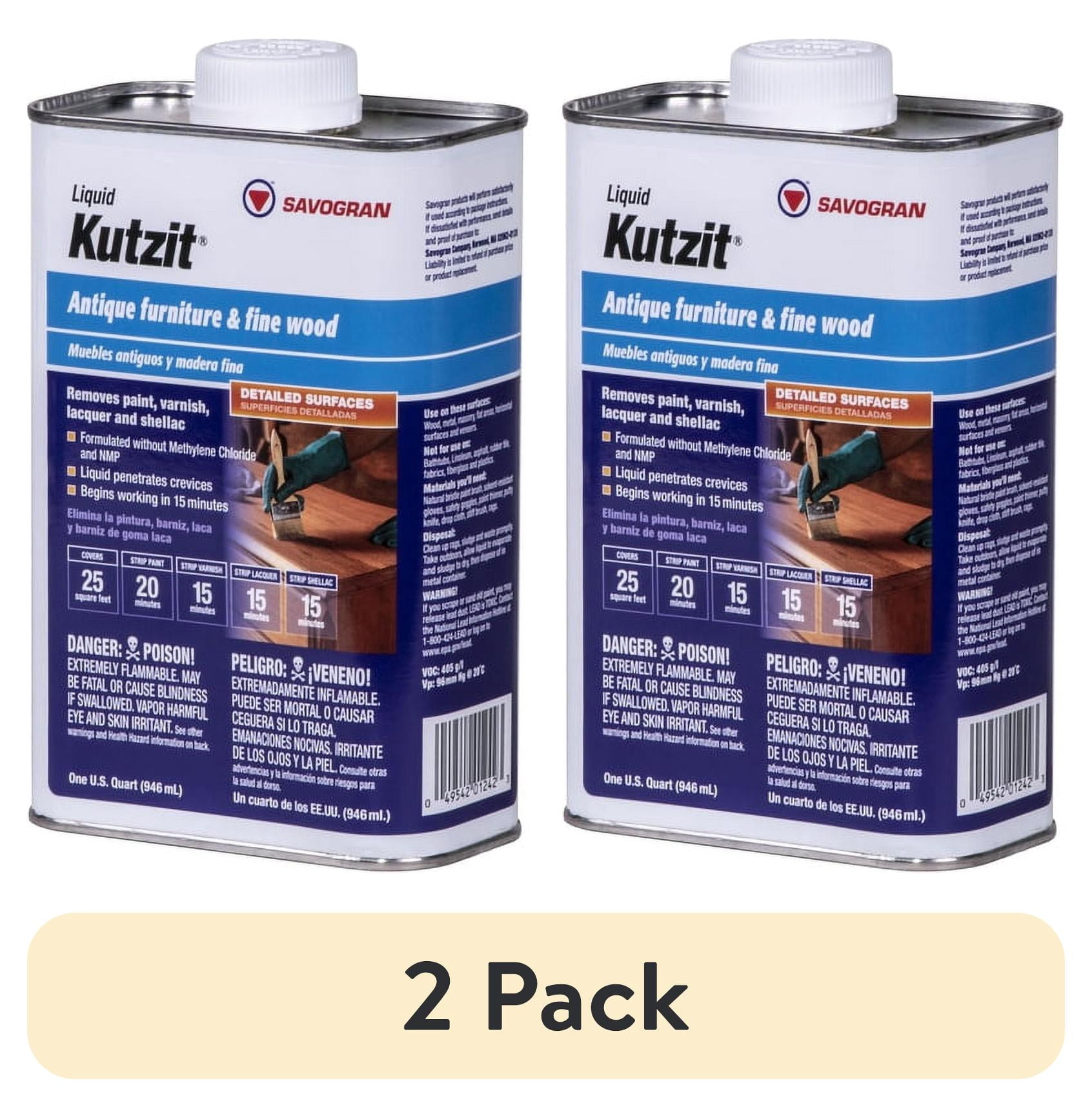 (2 pack) Savogran Kutzit Methylene Chloride Free Stripper 01242 ...