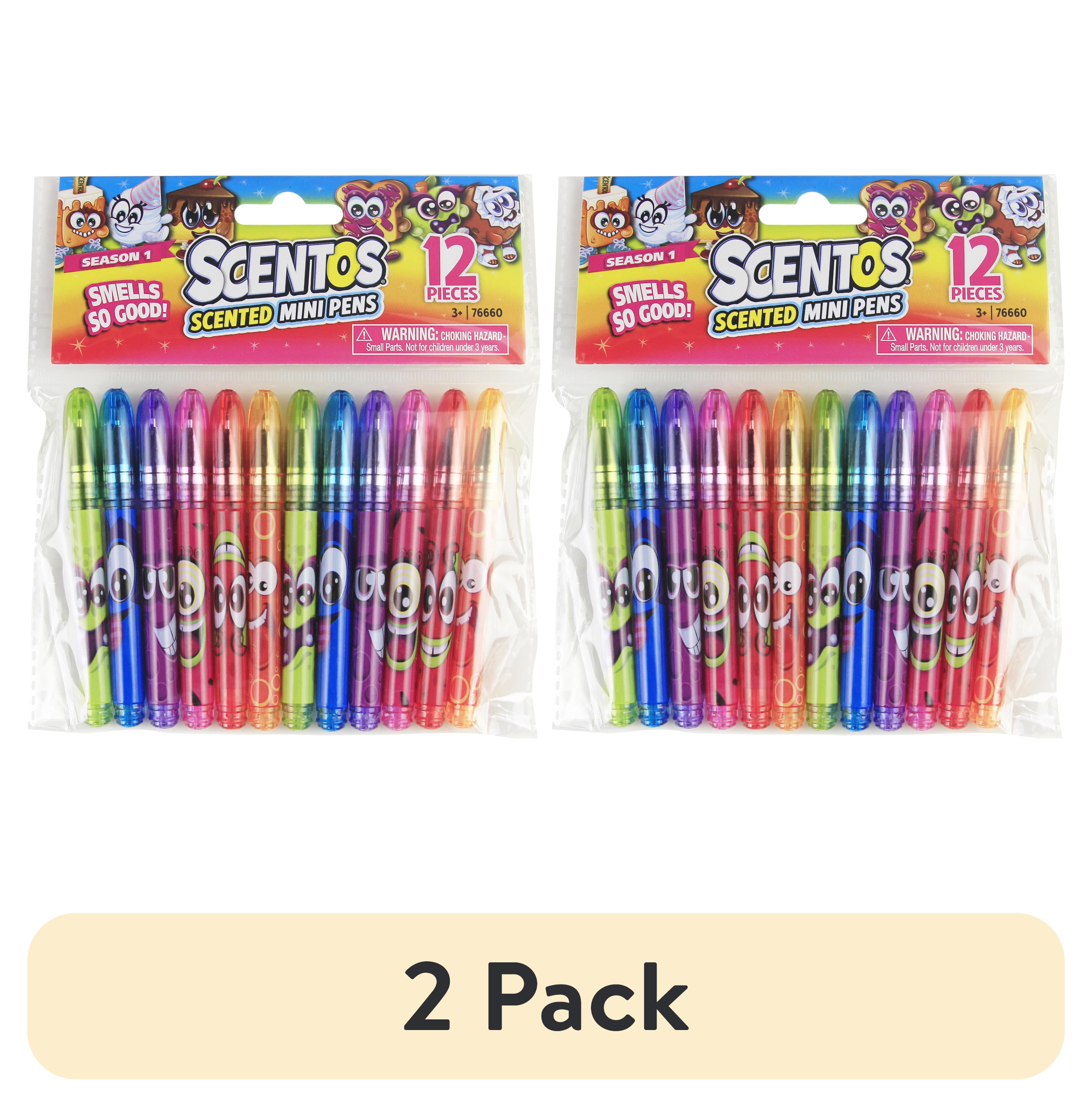(2 pack) Scentos Scented Mini Pens Party Favors, 12 Pack, Birthday ...
