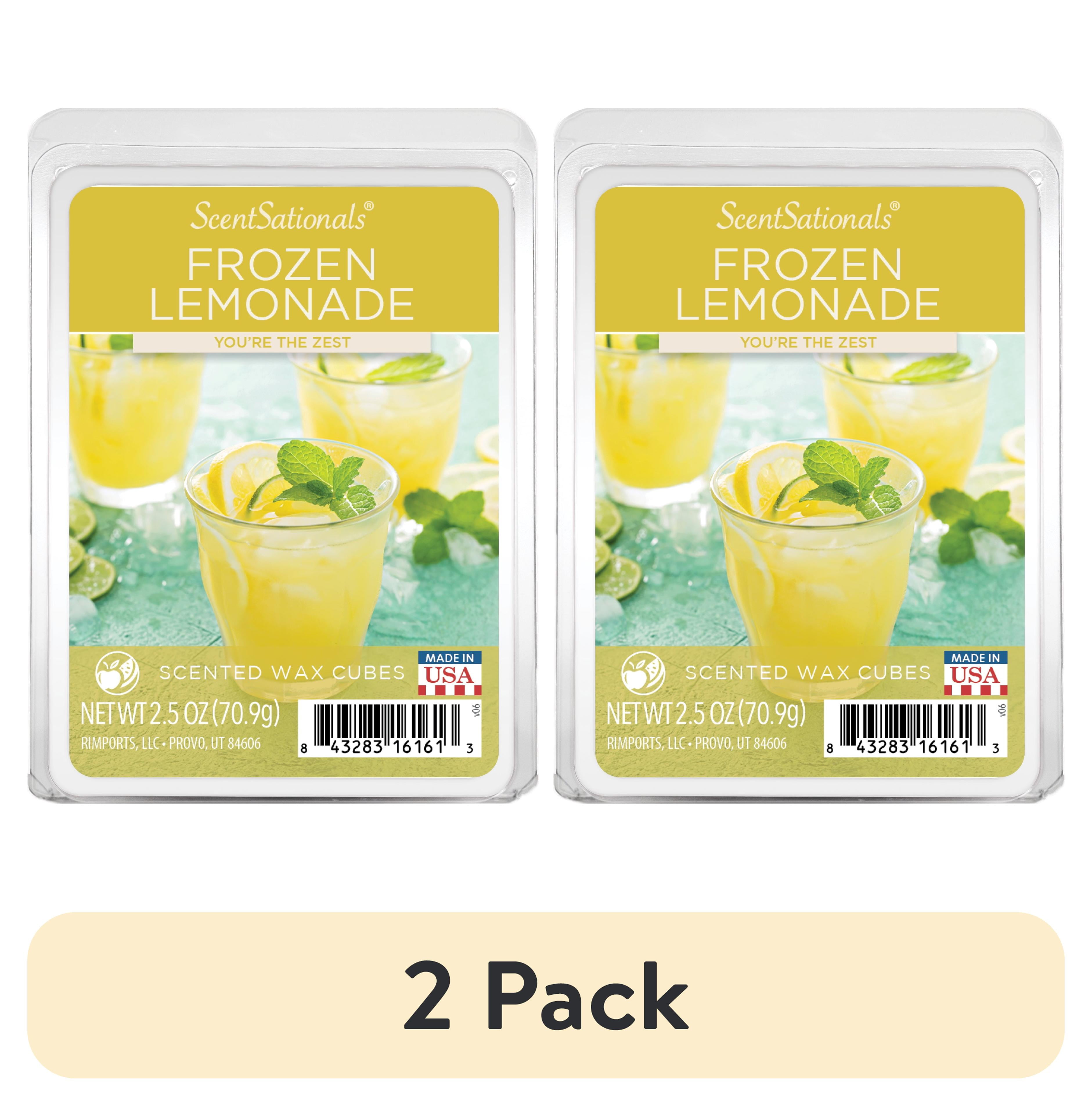 (2 pack) Scentsationals Frozen Lemonade Scented Wax Melts, 2.5oz ...