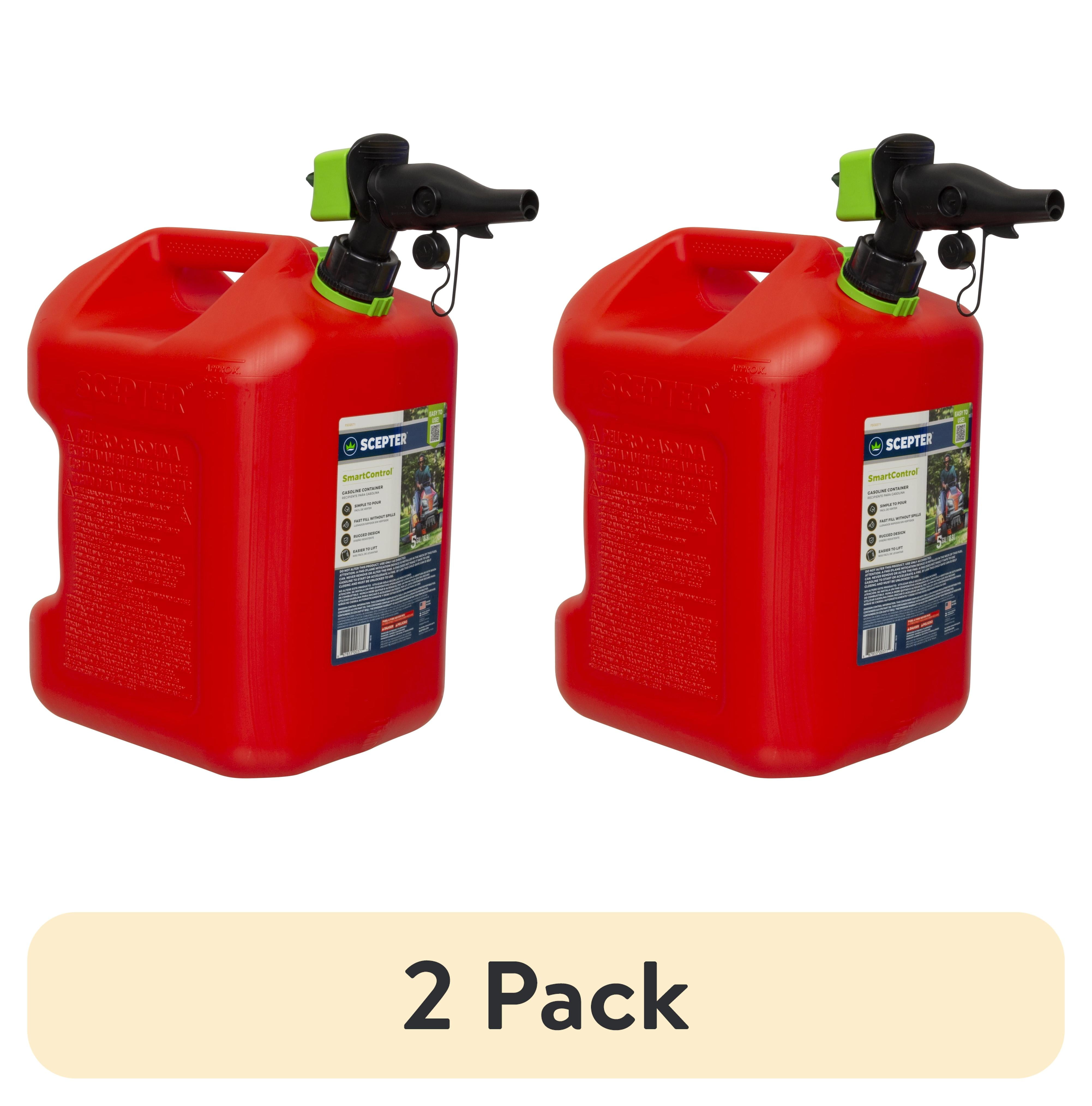Scepter 5 Gallon Smart Control Gas Can, Red Fuel Container - Walmart.com