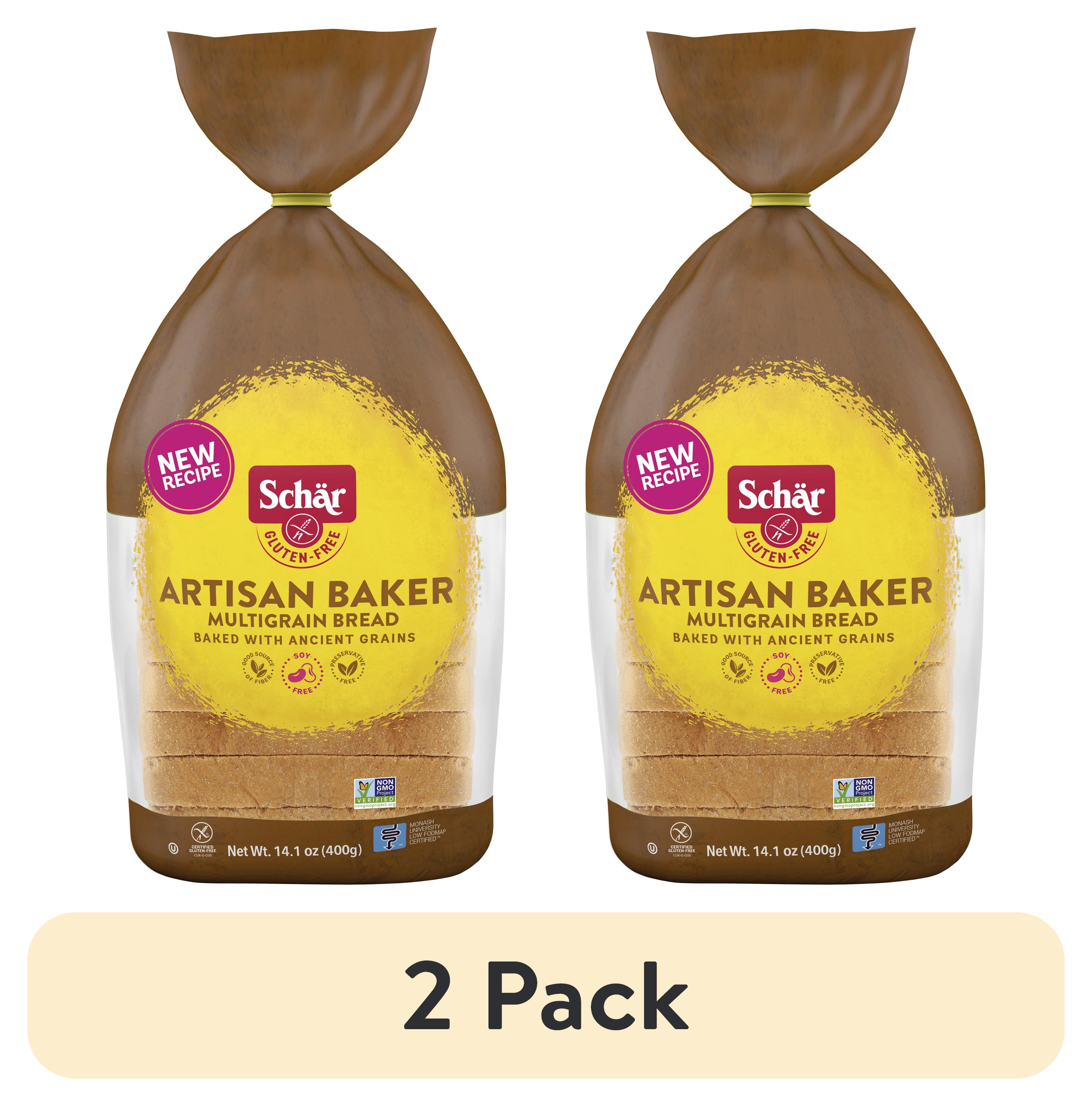 (2 pack) Schar Gluten Free Artisan Baker Multigrain Sourdough Bread ...