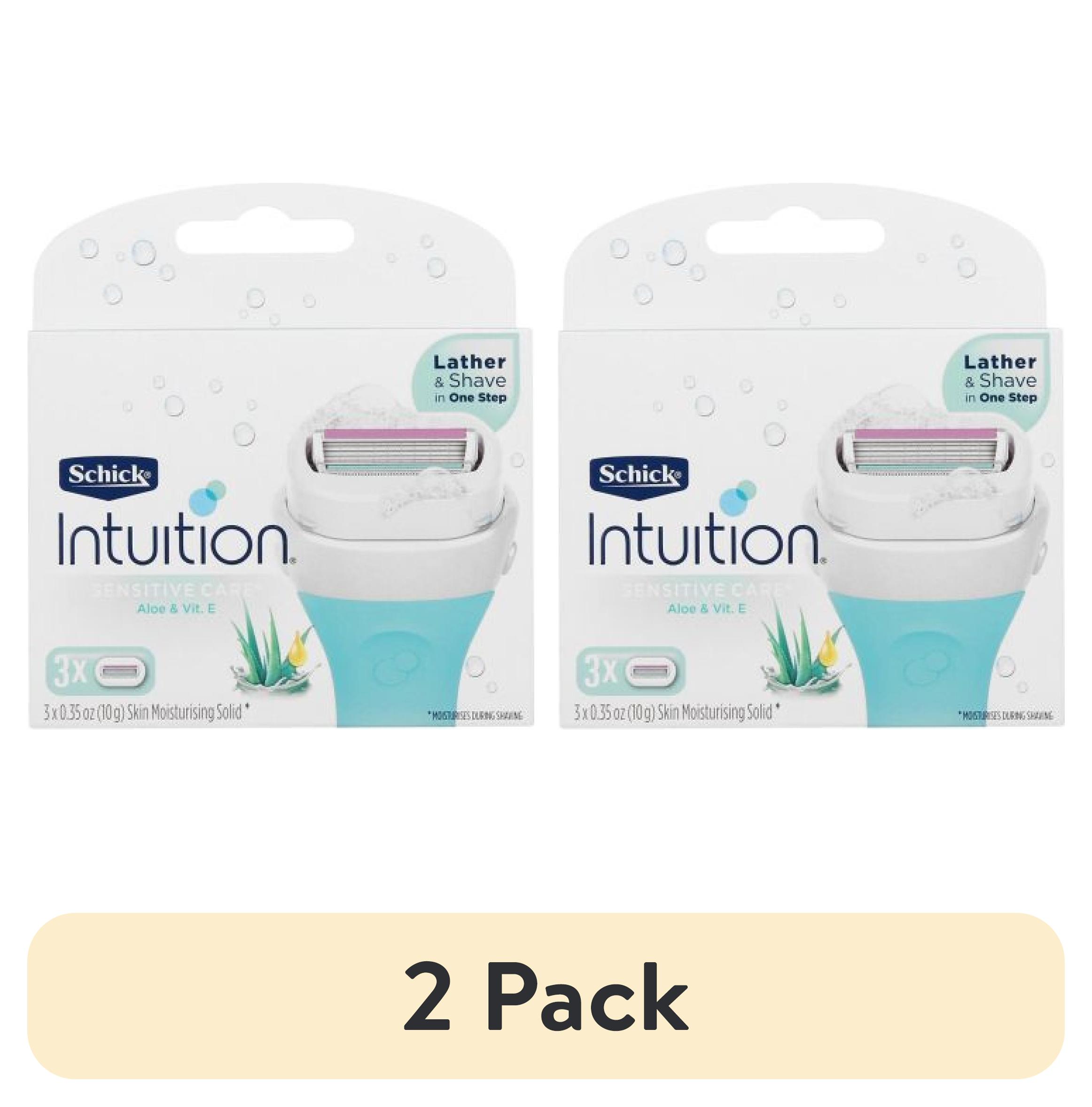 (2 pack) Schick Intuition Sensitive Care Refill Blade Cartridges, 3 ct ...