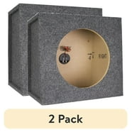 QPower Car Audio Quad 4 Hole 12 Inch Sealed Subwoofer Enclosure ...