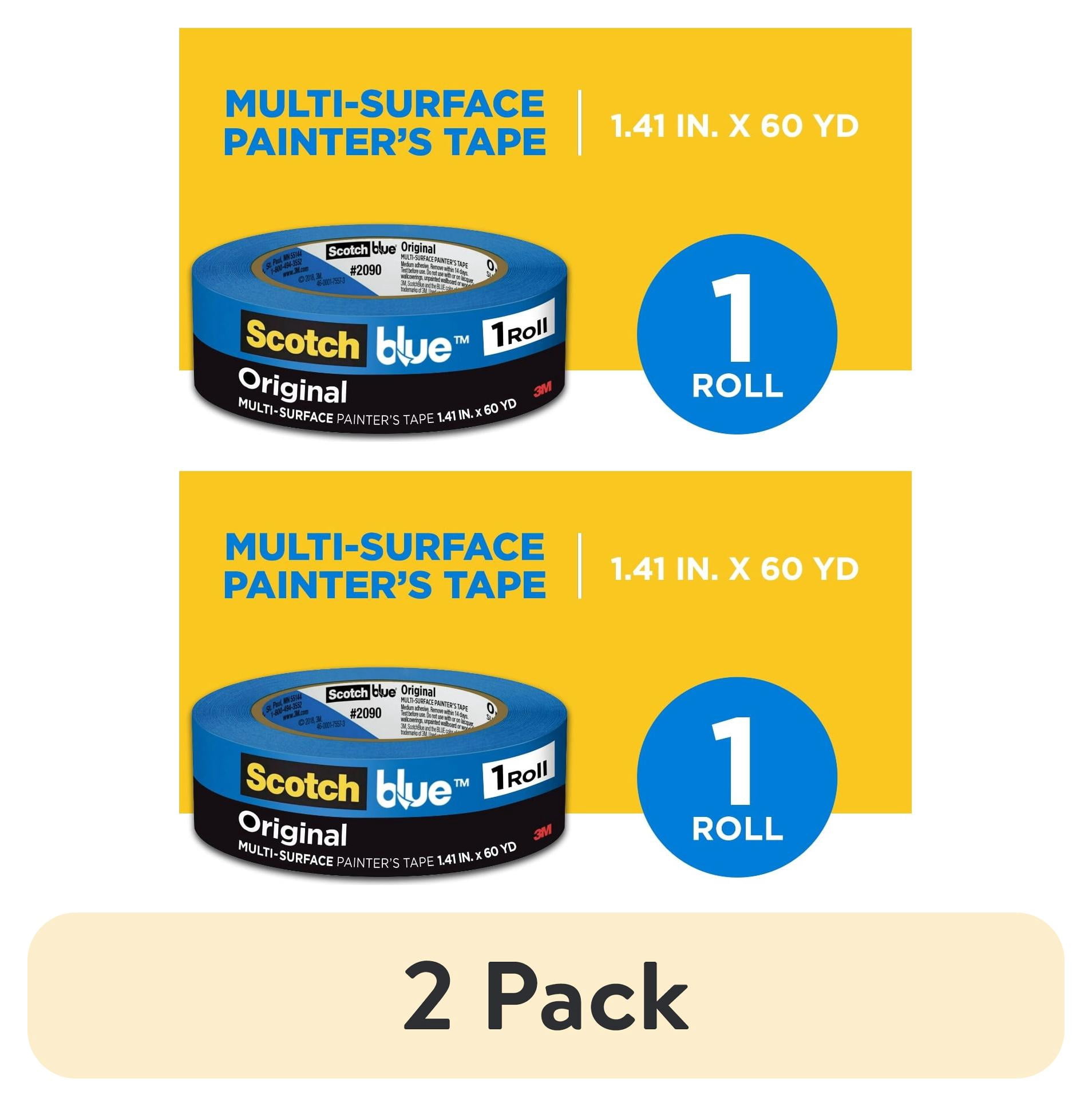 (2 pack) Scotch Blue Painter's Tape, 1.41 in. x 60 yd., 1 Pack ...