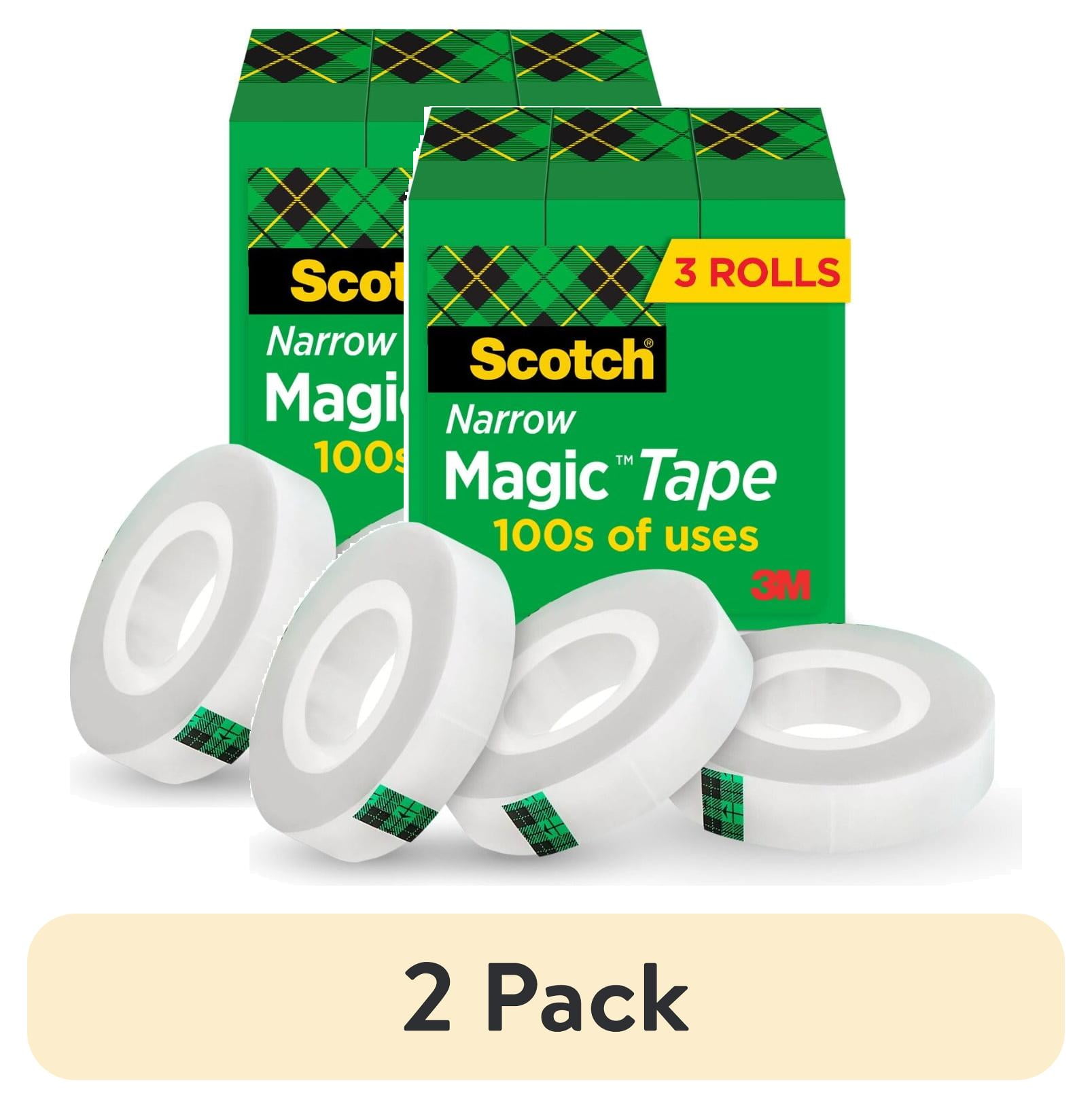 (2 pack) Scotch Magic Tape Refill, 1/2 in. x 1,296 in., 3 Boxes/Pack ...