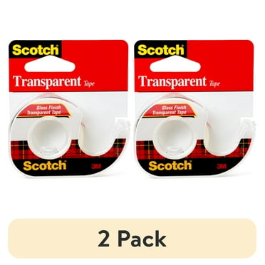 Scotch Wall-Safe Tape, 3/4 in. x 600 in., 2 Dispensers/Pack - Walmart.com