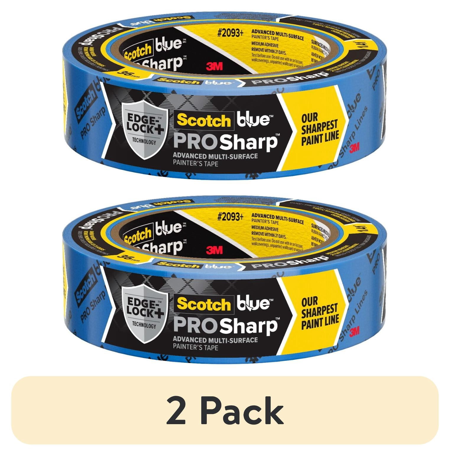 (2 pack) ScotchBlue PROSharp Painter's Tape, Blue, 1.41 in x 60 yd, 1 ...
