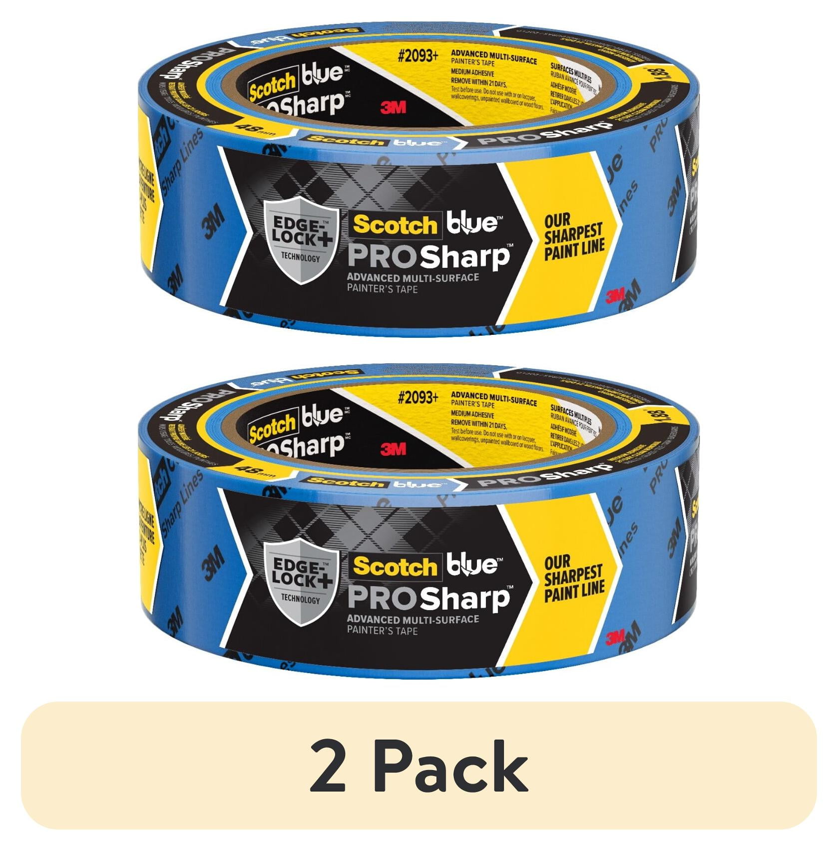 (2 pack) ScotchBlue PROSharp Painter's Tape, Blue, 1.88 in x 60 yd, 1 ...