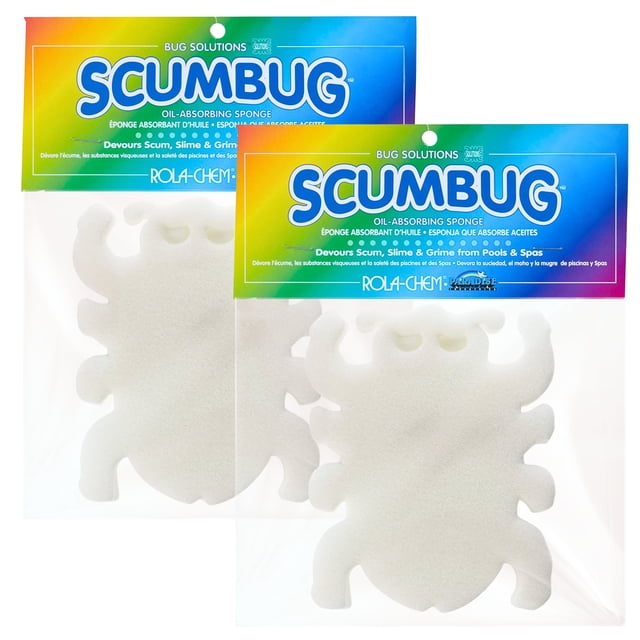 2 pack Scumbug Oil-Absorbing Sponge Devours Scum, Slime & Grime From ...