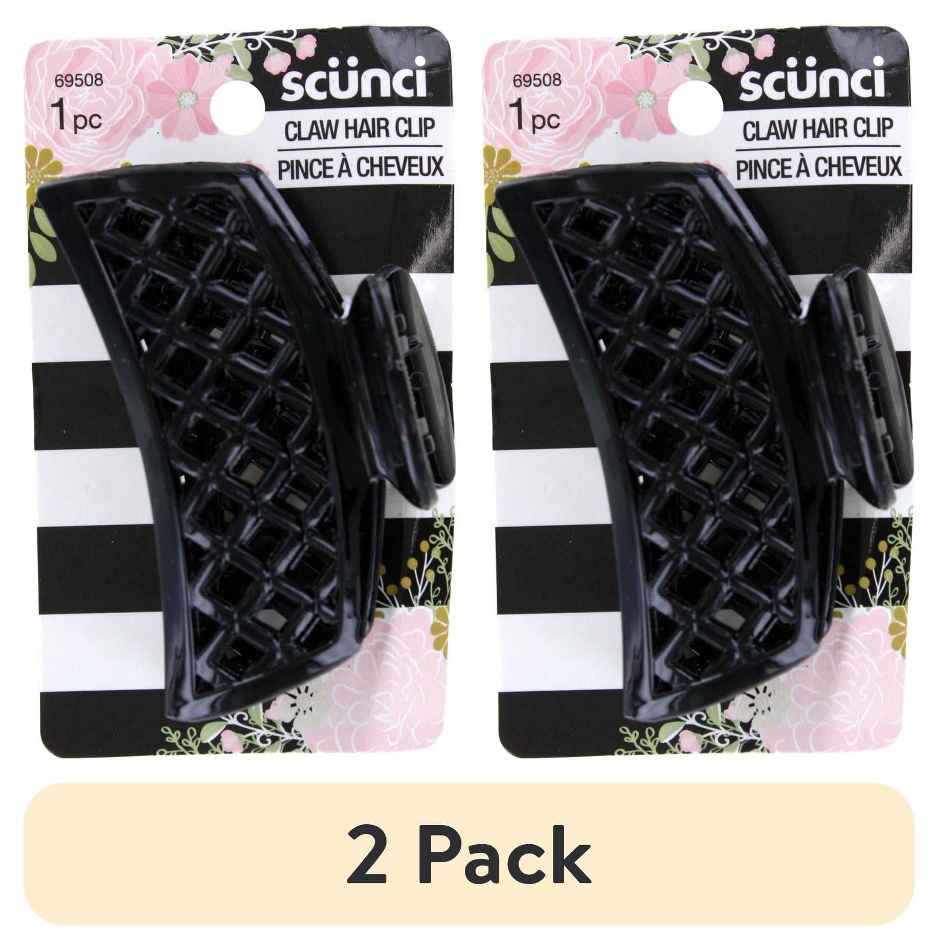 (2 pack) Scunci Hair Claw Clip, Colors May Vary, 1-Piece - Walmart.com