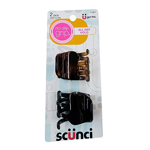 (2 pack) Scunci No-Slip Grip Jaw Clip 2 ea - Walmart.com