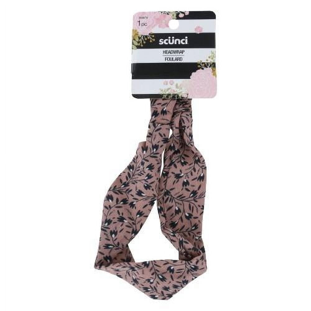 (2 pack) Scunci Print Stretch Headbands, Designs May Vary, 1-Piece ...