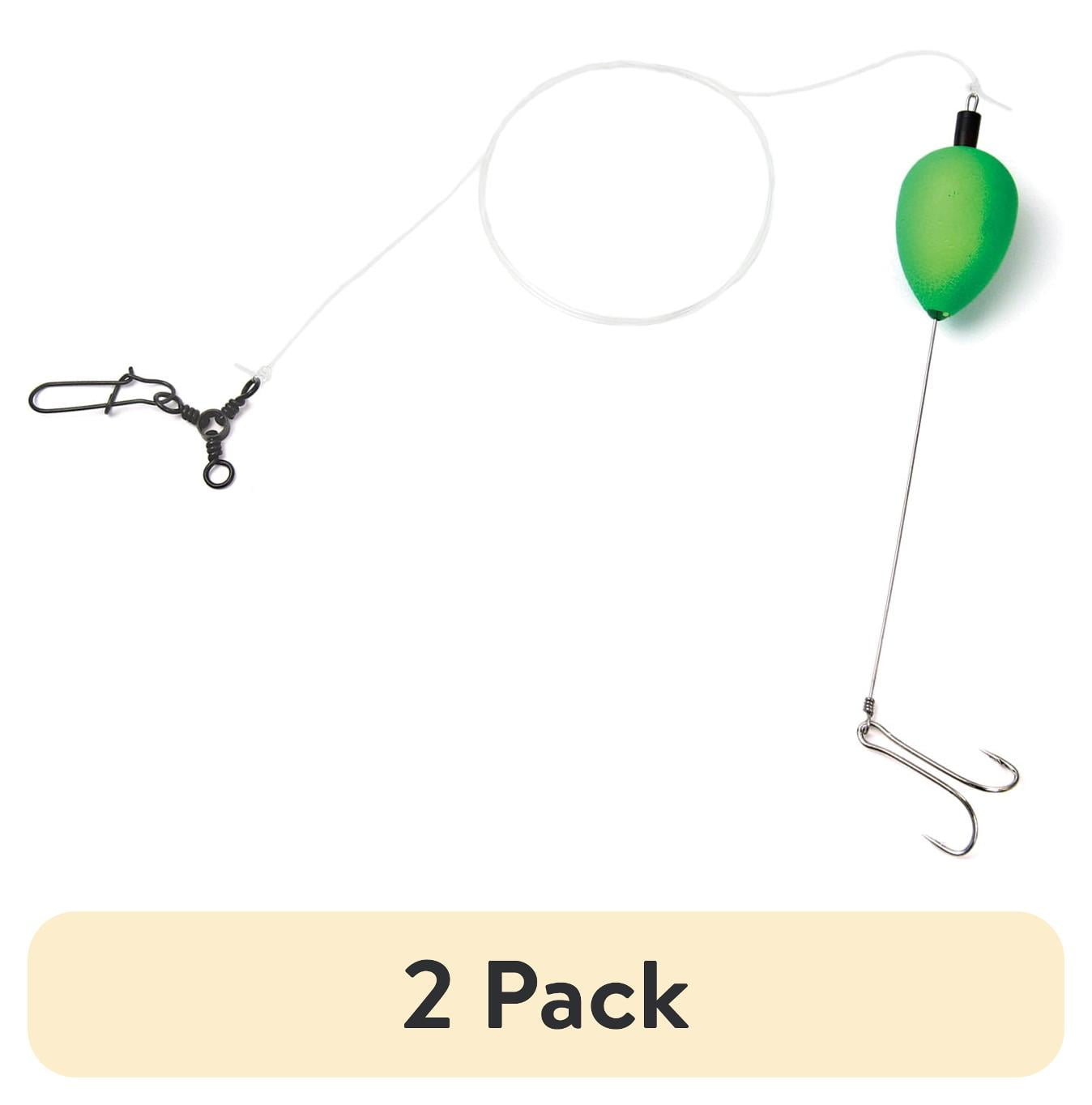 Sea Striker Deluxe Finger Mullet Fishing Rig with Green Pear Float and ...