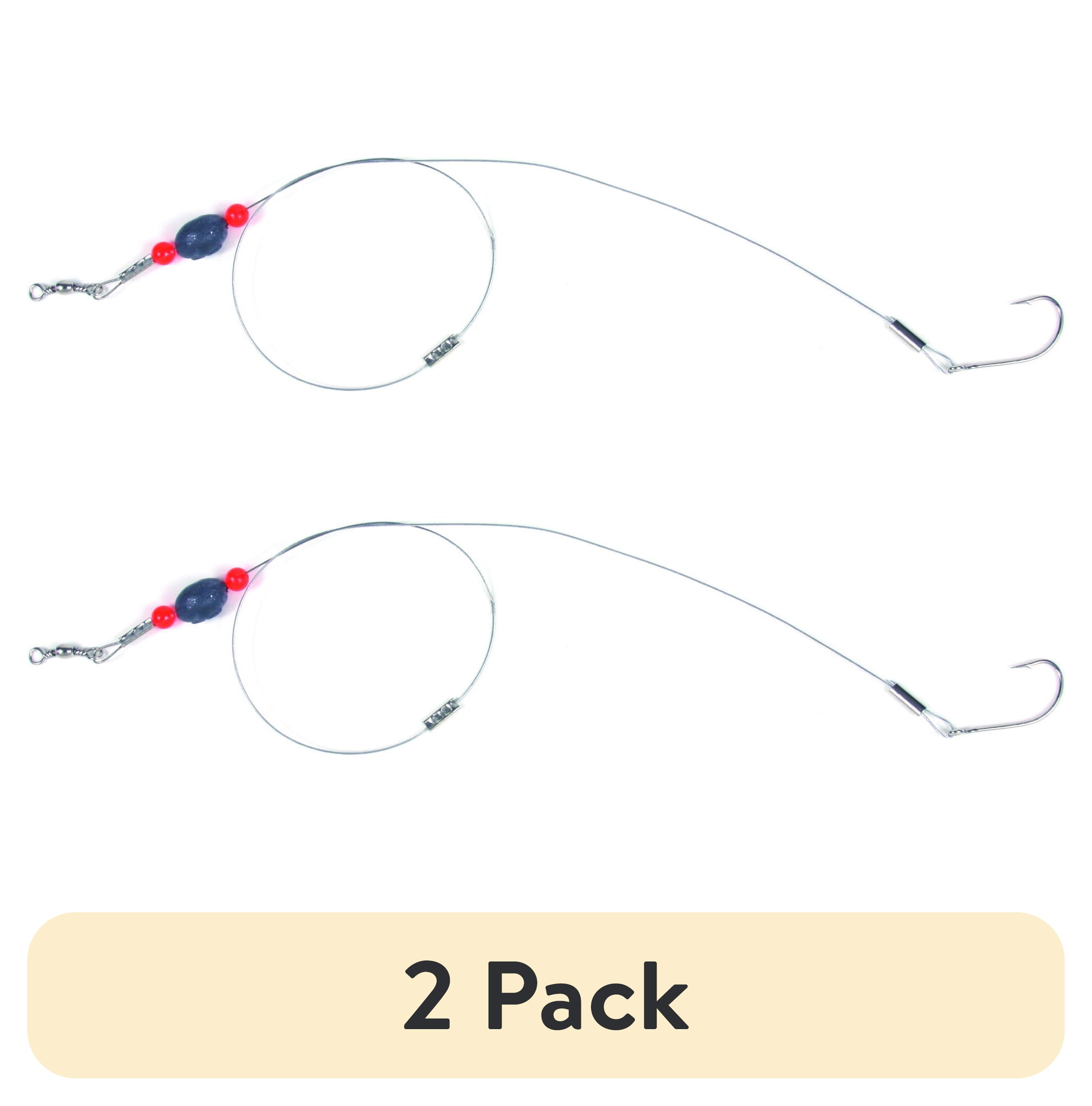 Sea Striker Egg Lead Ready Fishing Rig 1 Ounce 2-Pack Preassembled for ...