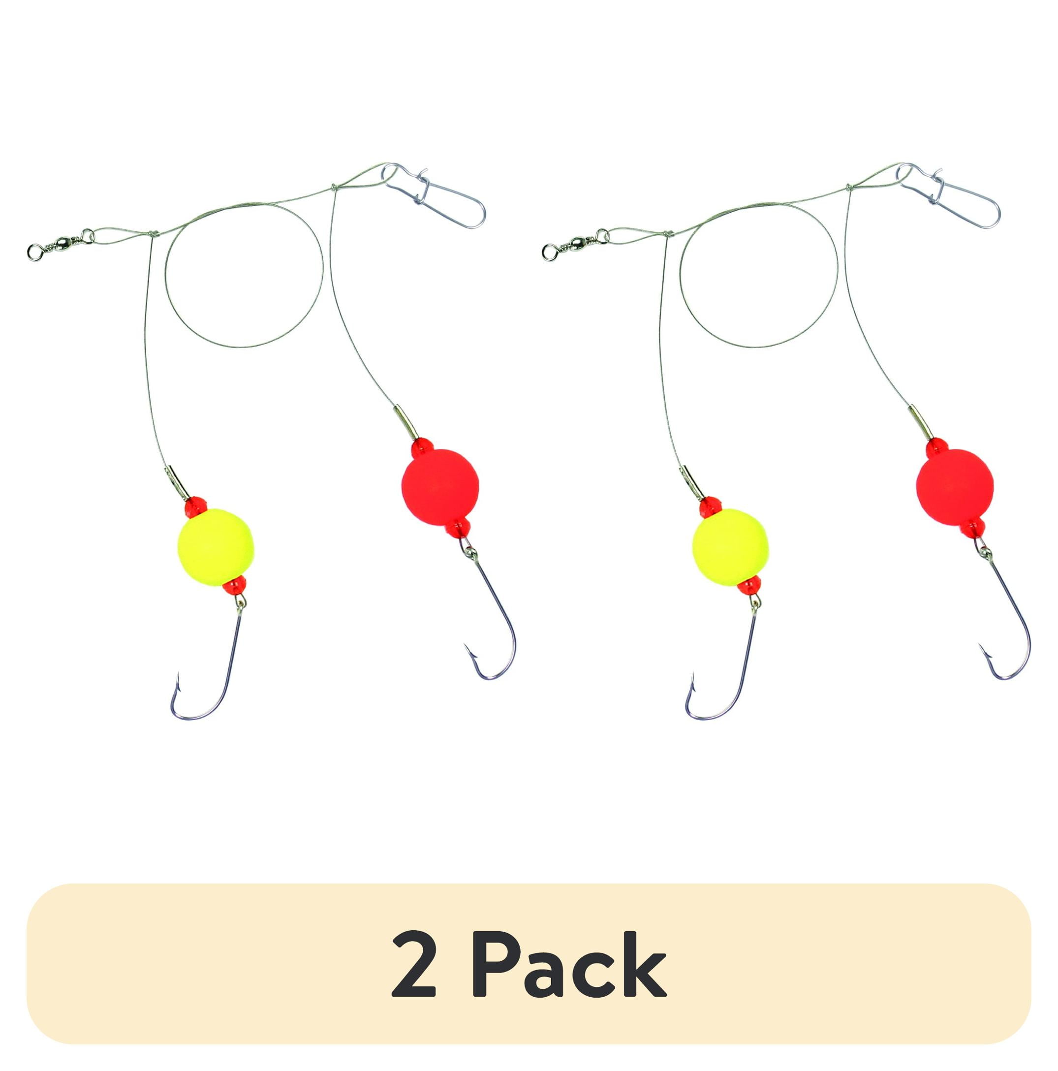 (2 pack) Sea Striker Fireball Bluefish Double Drop Fishing Rig, Red ...