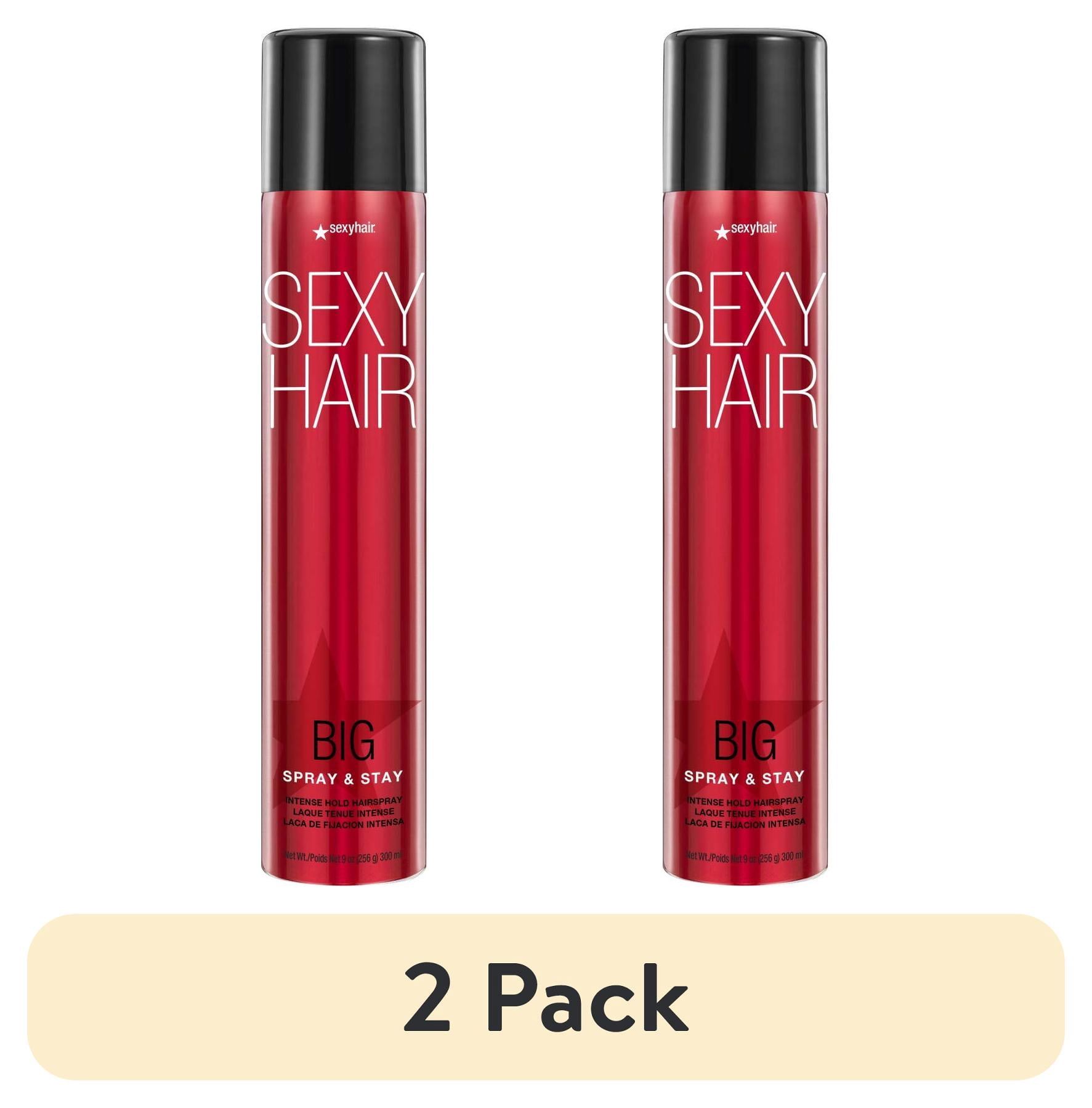 (2 pack) SexyHair Big Spray & Stay Intense Hold Hairspray 9 oz ...