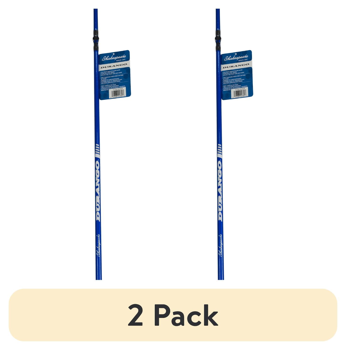 Shakespeare Durango 5'6" 2-Piece Medium Tubular Fiberglass Spincast Rod ...