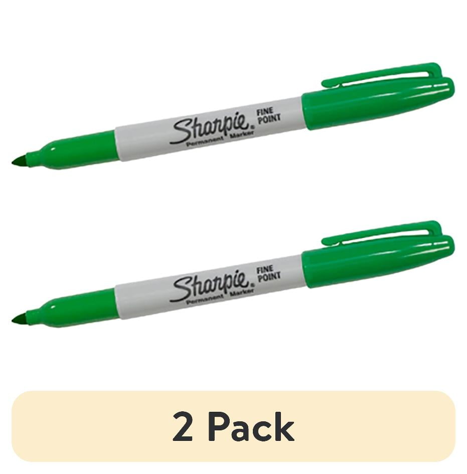 (2 pack) Sharpie Fine Point Permanent Markers Green 12/Case MK301GN ...