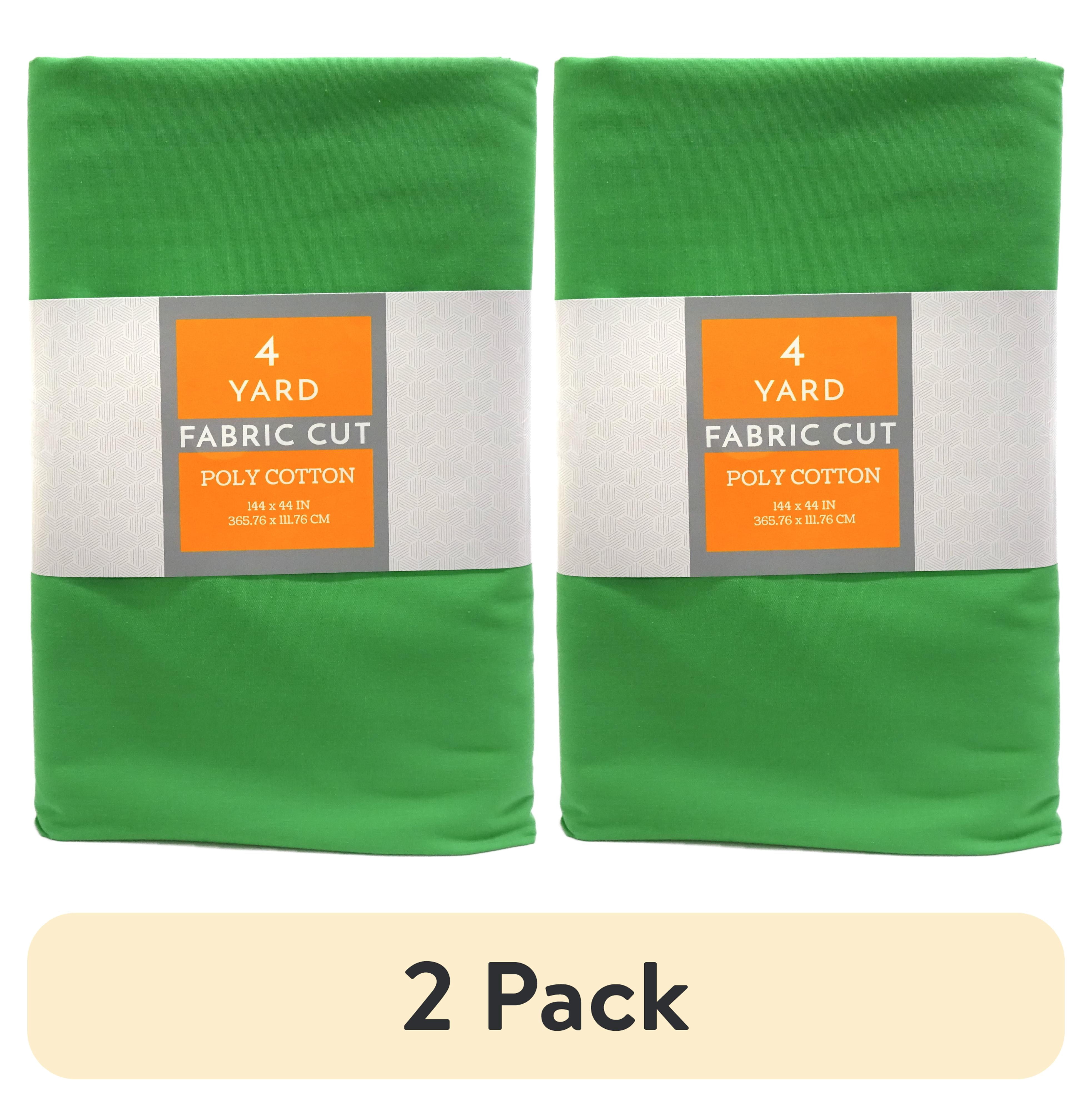 (2 pack) Shason Textile 44" x 4 Yards Polyester Blend Solid Sewing ...