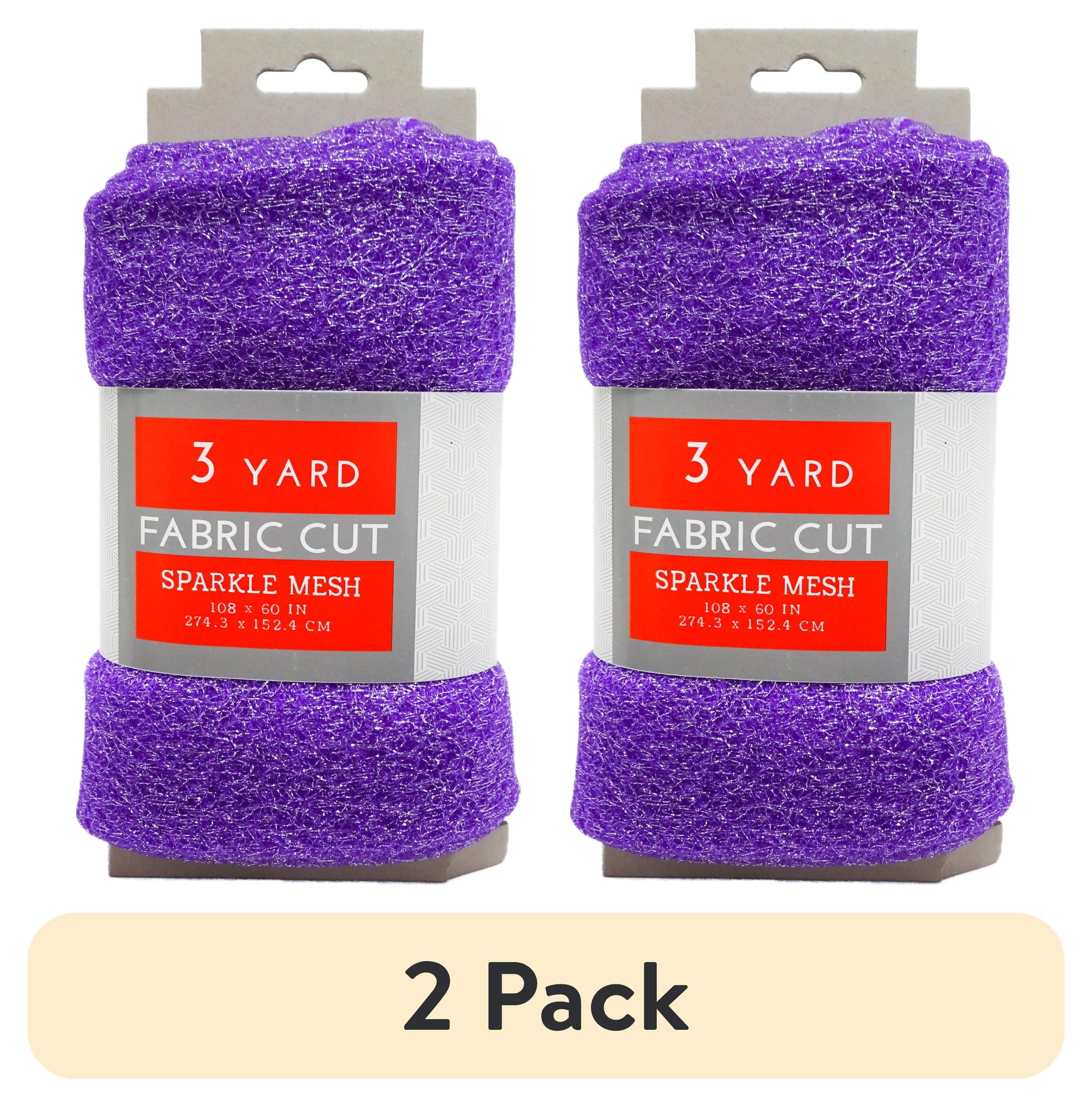 (2 pack) Shason Textile Polyester Polymesh Glitter Sewing & Craft ...