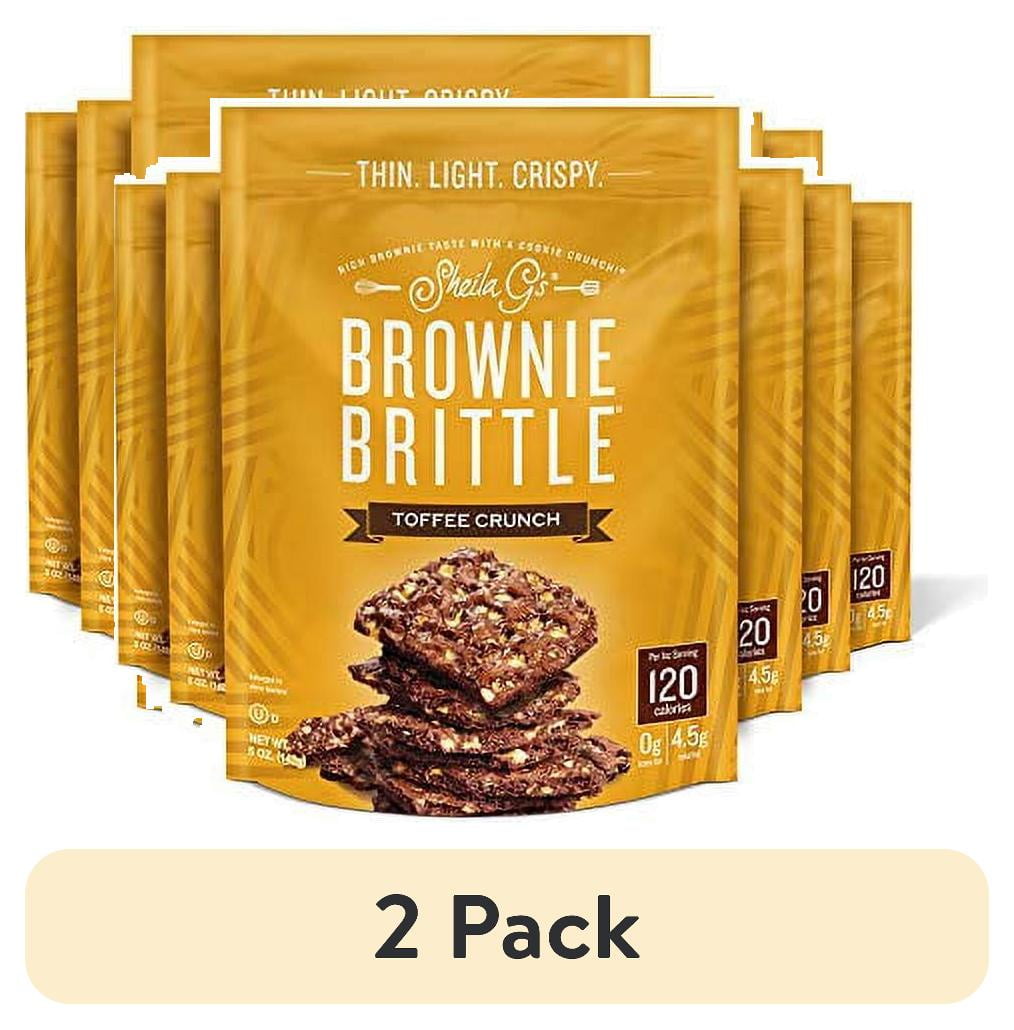 (2 pack) Sheila G's Brownie Brittle Toffee Crunch, 5 Oz | 6 Ct ...