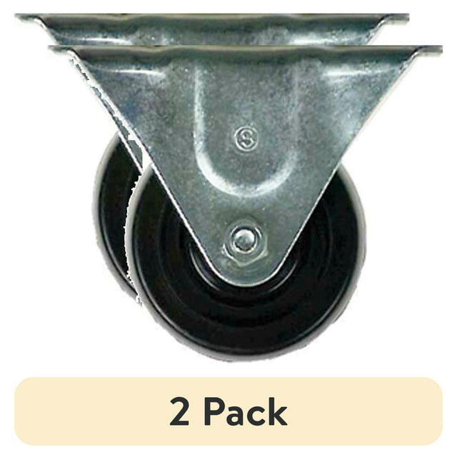 (2 pack) Shepherd 9278 3 General Duty Rigid Casters - Walmart Business ...