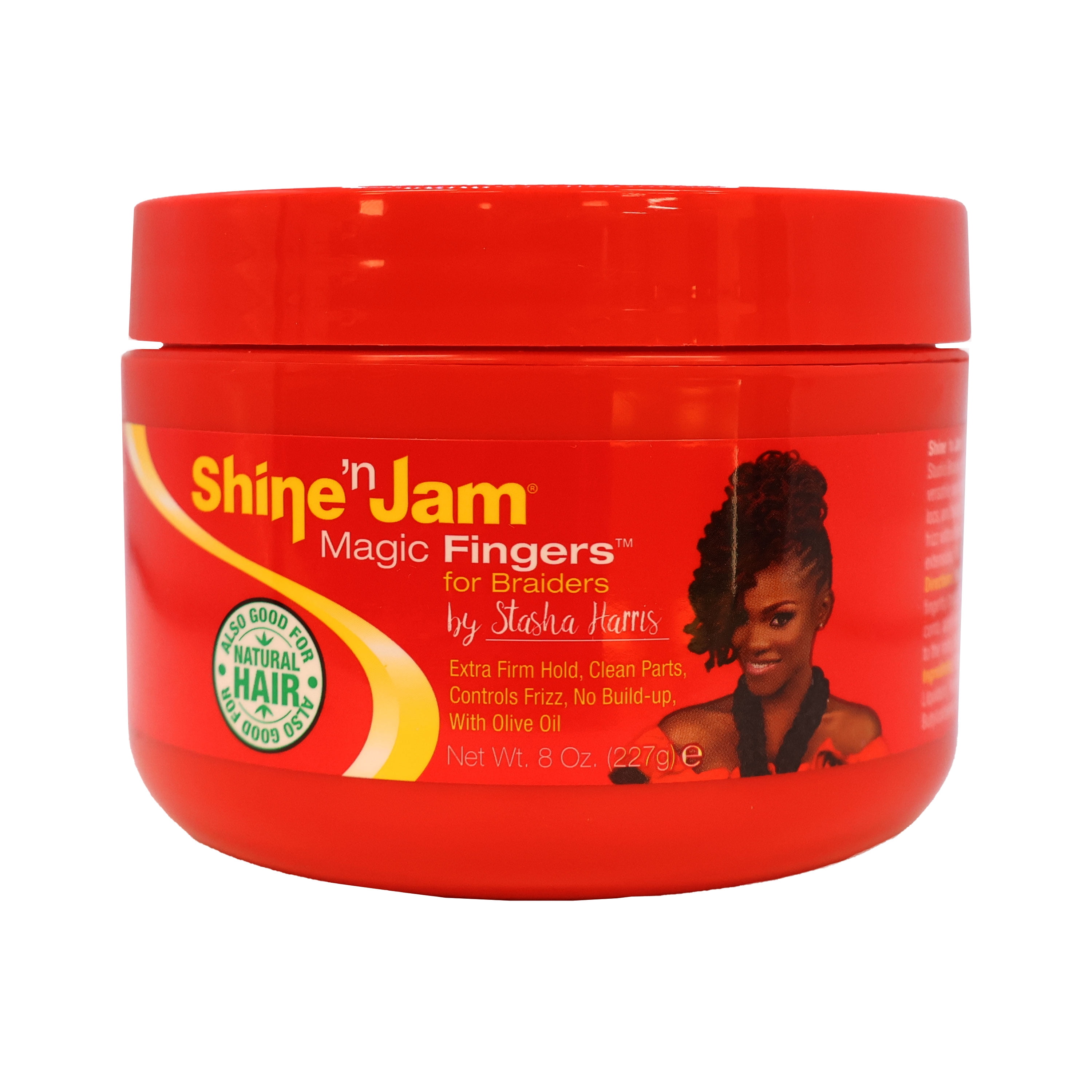2 pack Shine N Jam Magic Fingers For Braiders Extra Firm Hold, 8 Ounce ...