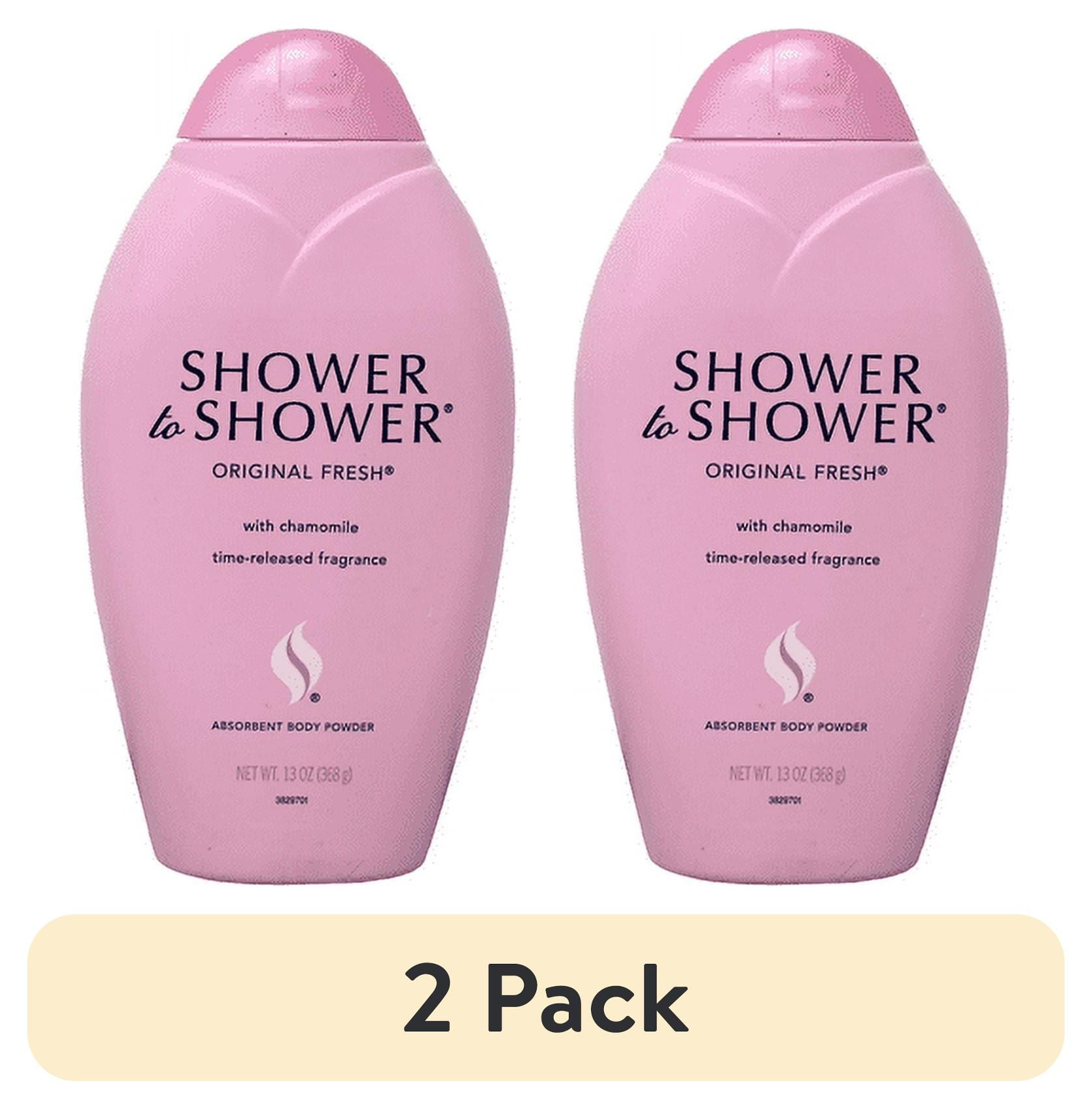 (2 pack) Shower to Shower Body Powder Original Fresh, 13 Oz - Walmart.com