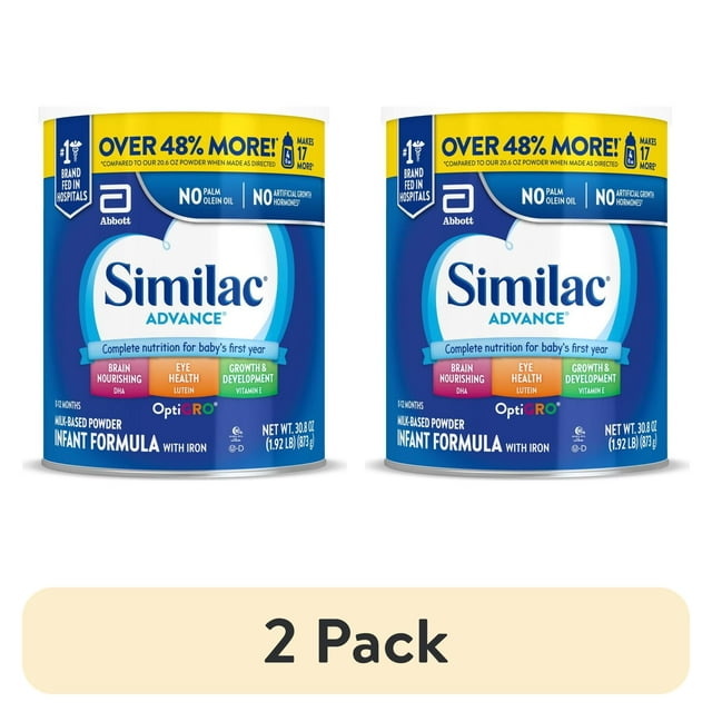 Similac Advance 2pk - Baby nutrition stock for hospitals - Walmart ...