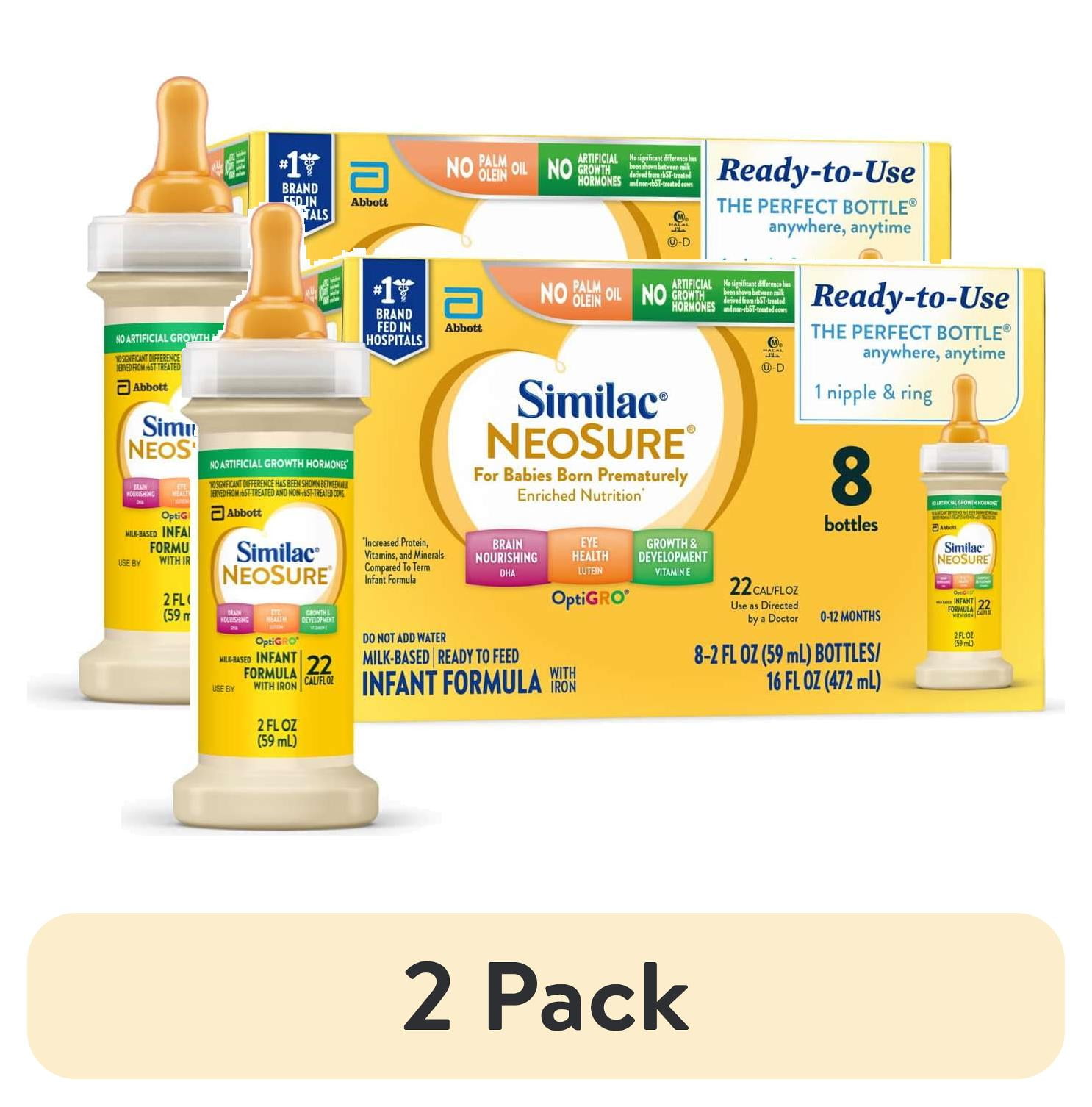 (2 pack) Similac NeoSure Premature Post-Discharge Ready-to-Feed Baby ...
