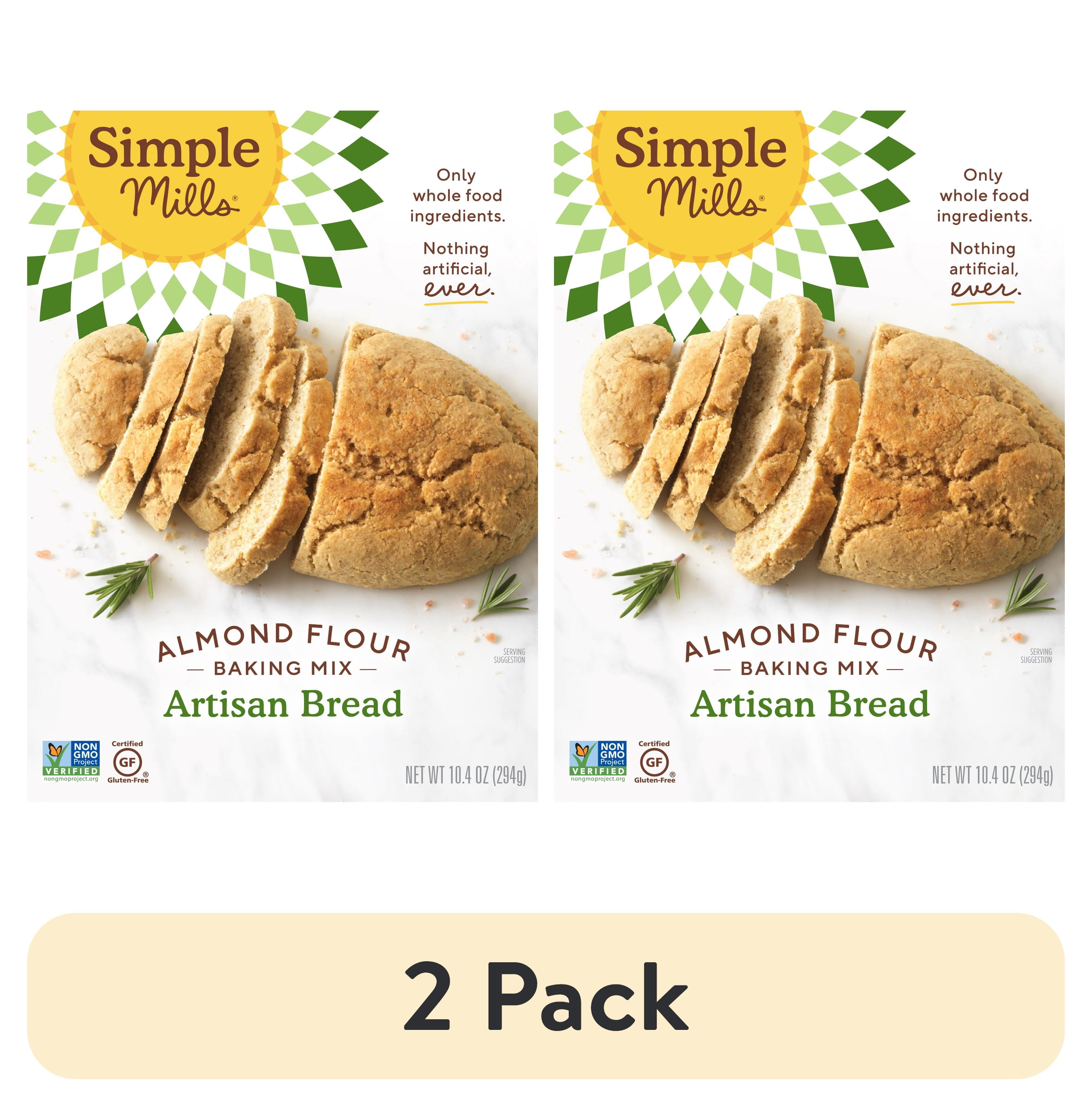 (2 pack) Simple Mills Artisan Bread Baking Mix, 10.4 Oz - Walmart.com
