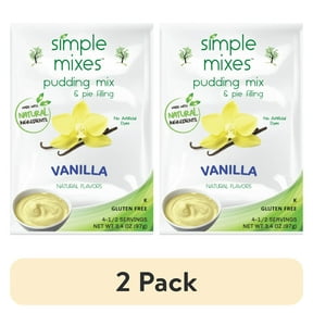 Great Value Vanilla Instant Pudding and Pie Filling 3.4 oz Creamy ...
