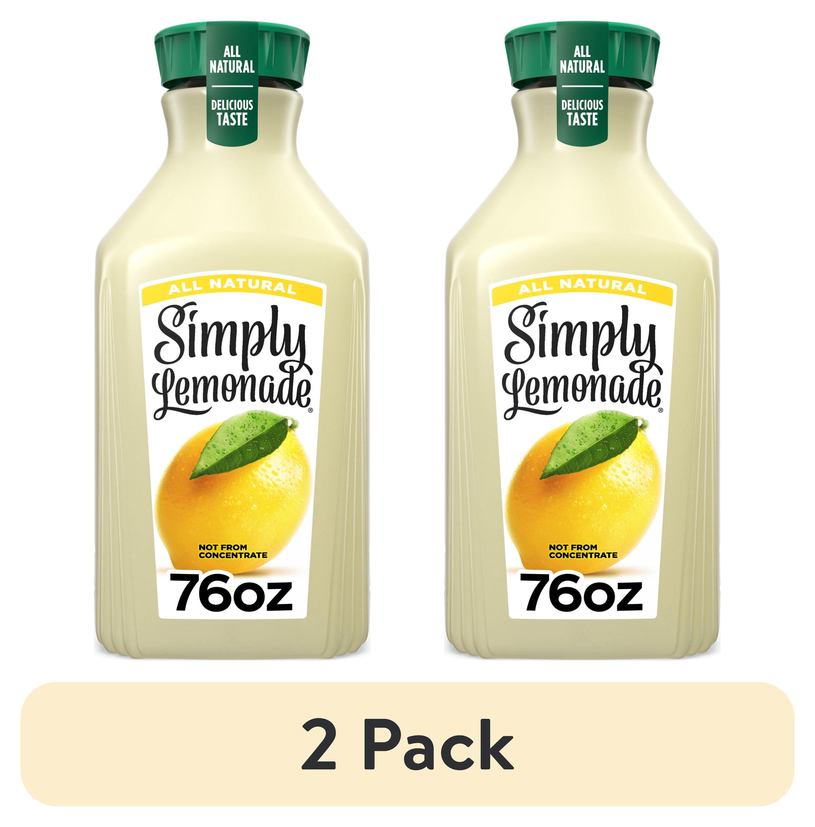 (2 pack) Simply Lemonade Bottle, 76 fl oz - Walmart.com