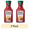 (2 pack) Simply Fruit Punch Juice Drink Bottle, 52 fl oz - Walmart.com