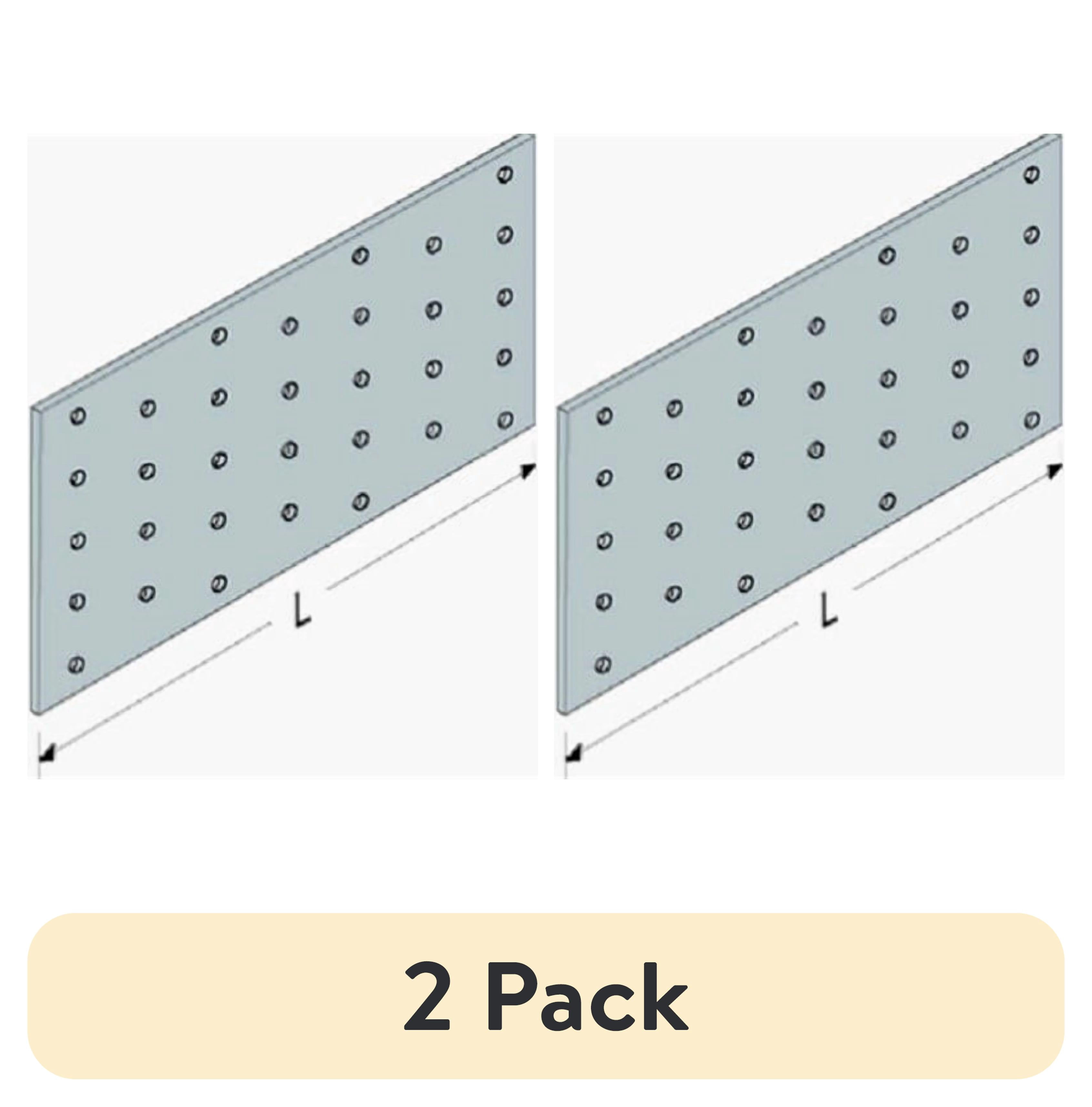 (2 pack) Simpson Strong-Tie 3-1/8 in. W. x 7 in. L. Galvanized Steel 20 ...