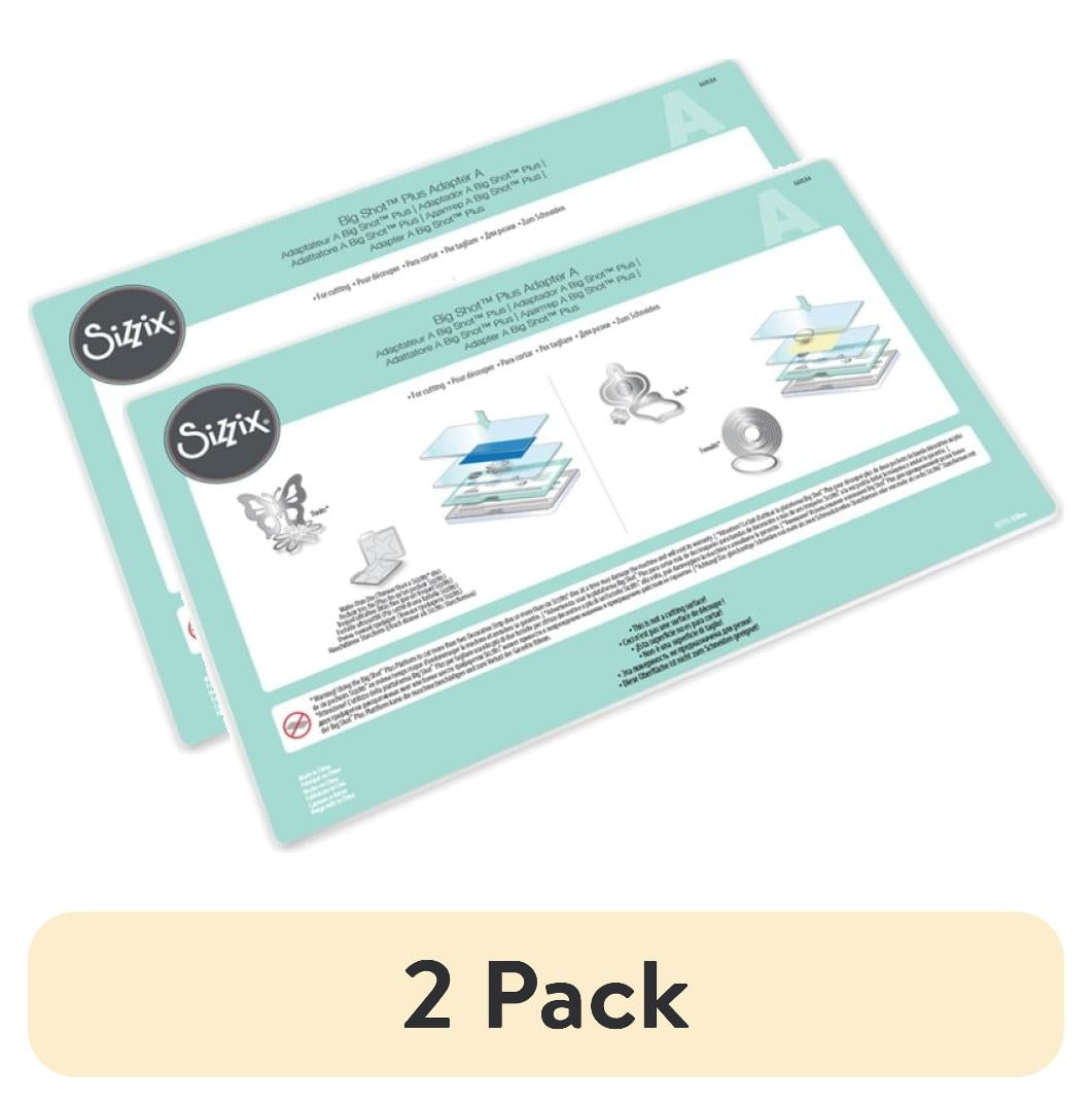 (2 pack) Sizzix Big Shot Plus Accessory Adapter A Standard - Walmart.com