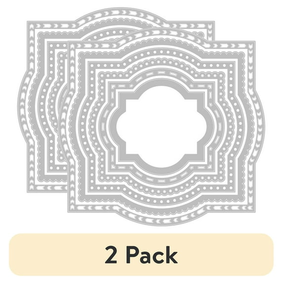 (2 pack) Sizzix Framelits Die & Stamp Set By C. Chilson & K. Lizardi ...