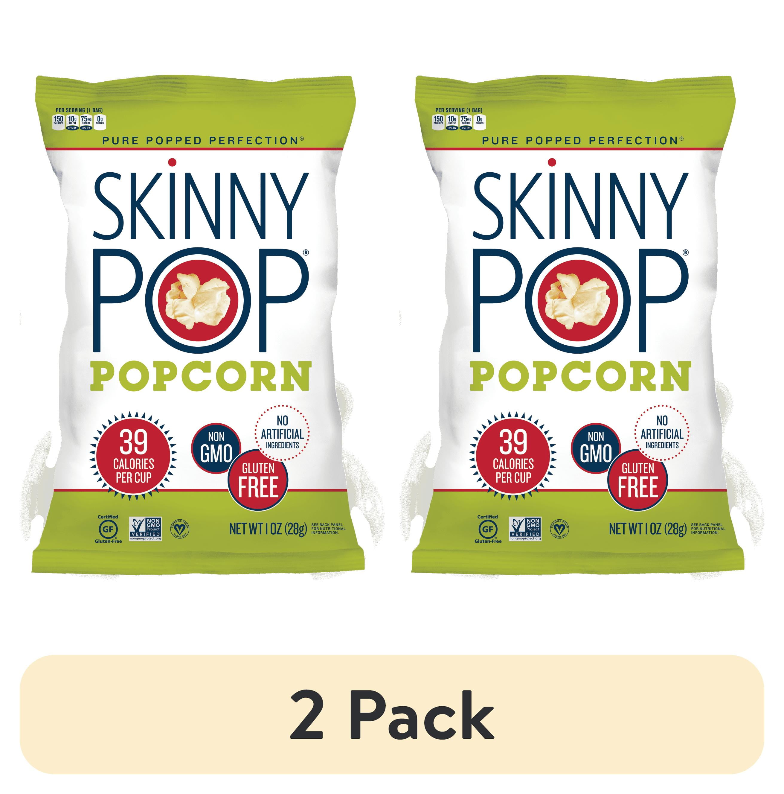 (2 pack) SkinnyPop Popcorn, Original, Naturally Gluten Free, Non-GMO, 1 ...