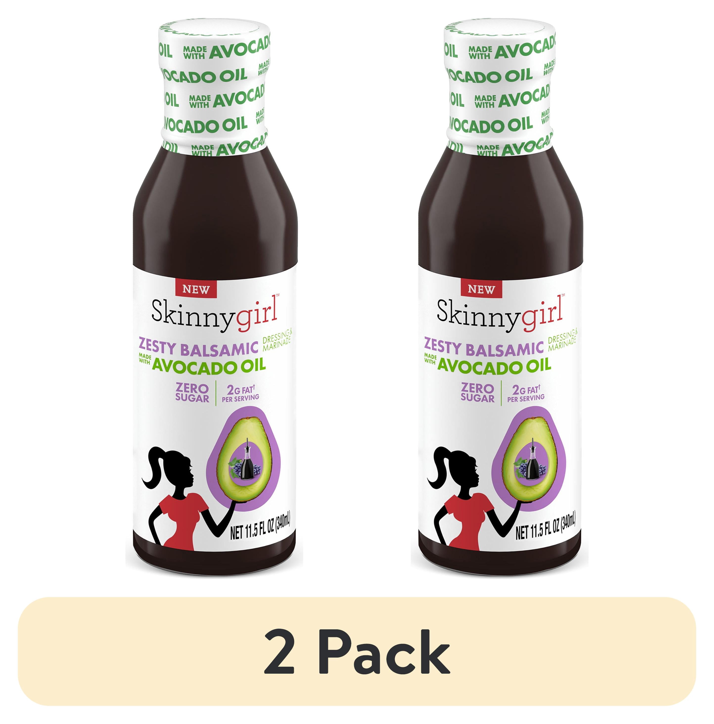 (2 pack) Skinnygirl Avocado Oil Zesty Balsamic Dressing, Gluten Free ...