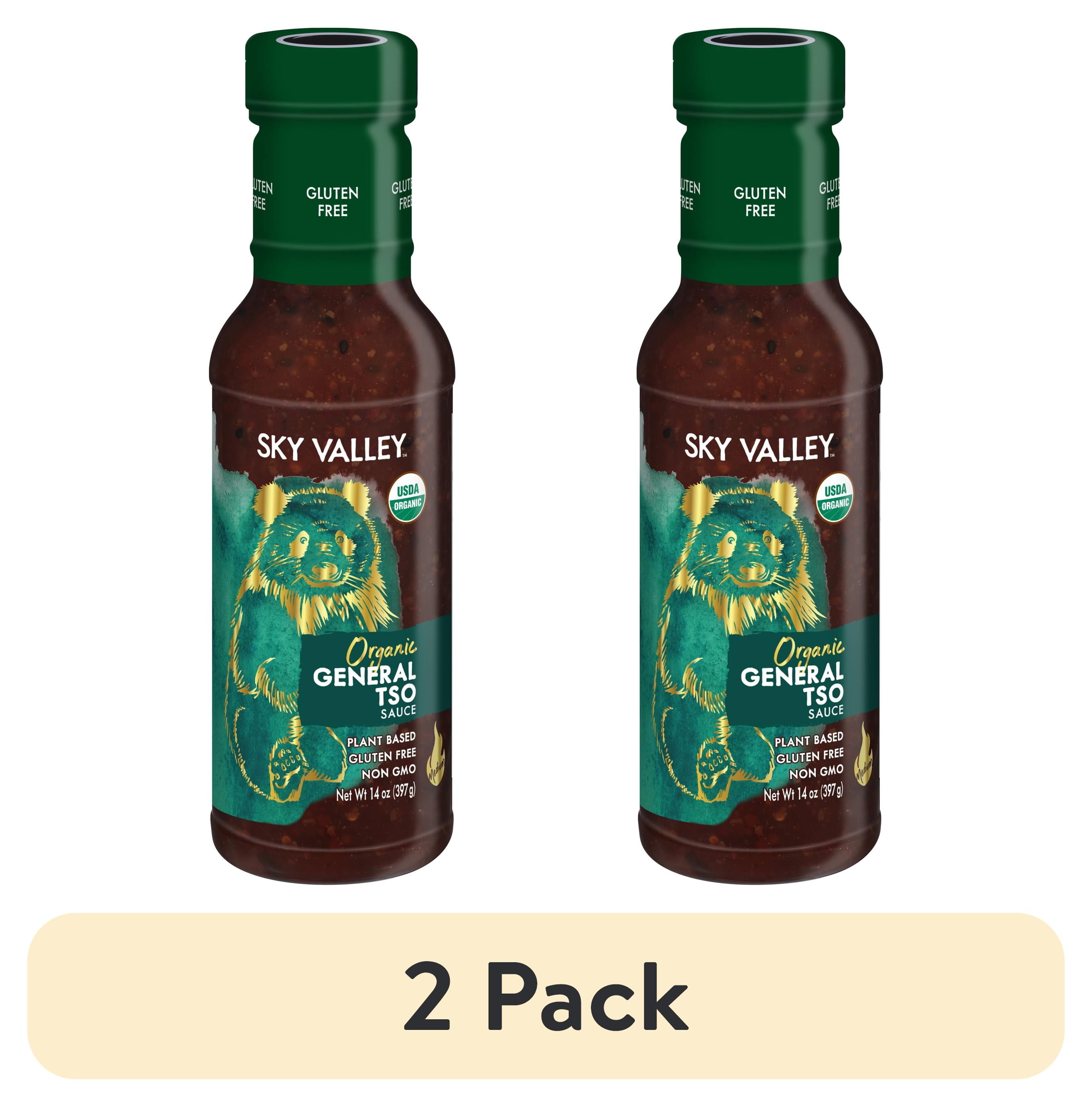 (2 pack) Sky Valley Organic Medium General Tso Sauce 14 oz - Walmart.com