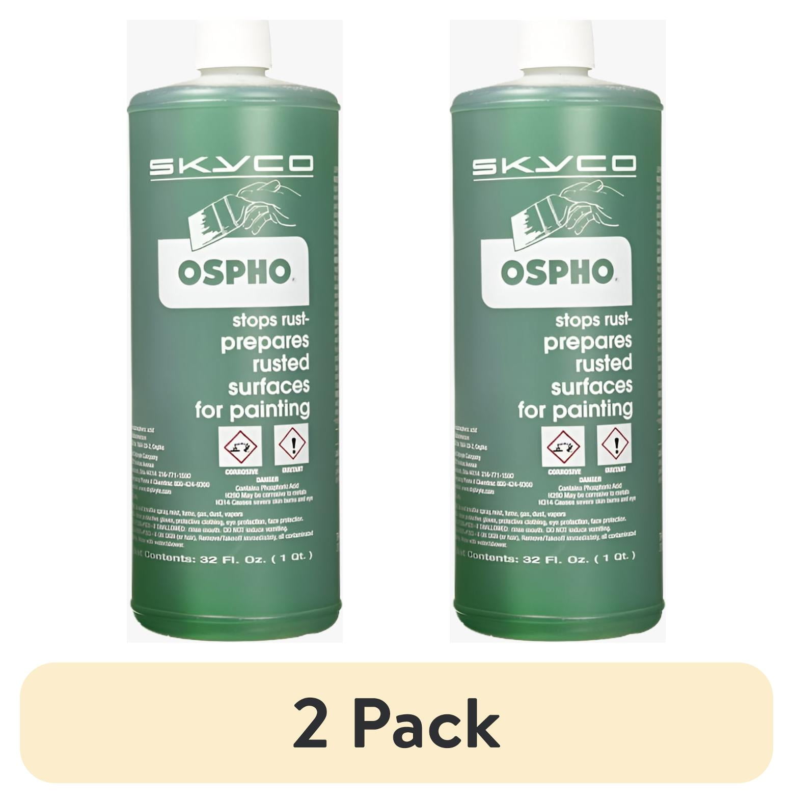 (2 pack) Skyco Ospho 605 Metal Rust Prevention Treatment 1 Quart ...