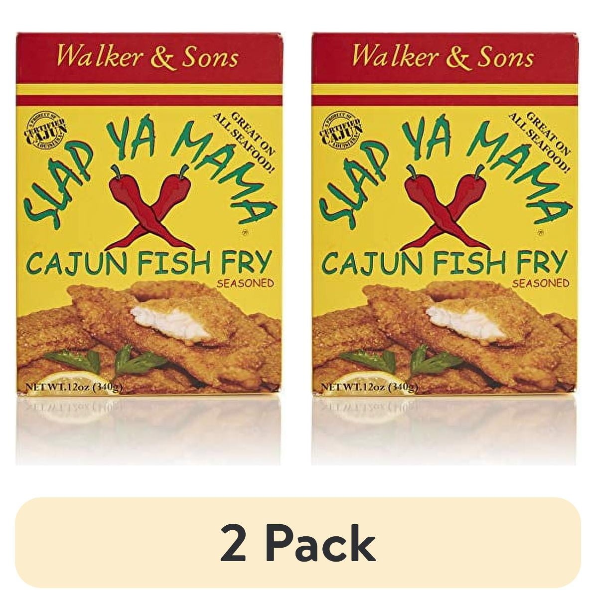 (2 pack) Slap Ya Mama Louisiana Style Cajun Fish Fry, 12 oz Box, Shelf ...