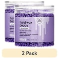 (2 pack) Sliick Acai Berry Hard Wax Beads Kit For At Home Face and Body ...