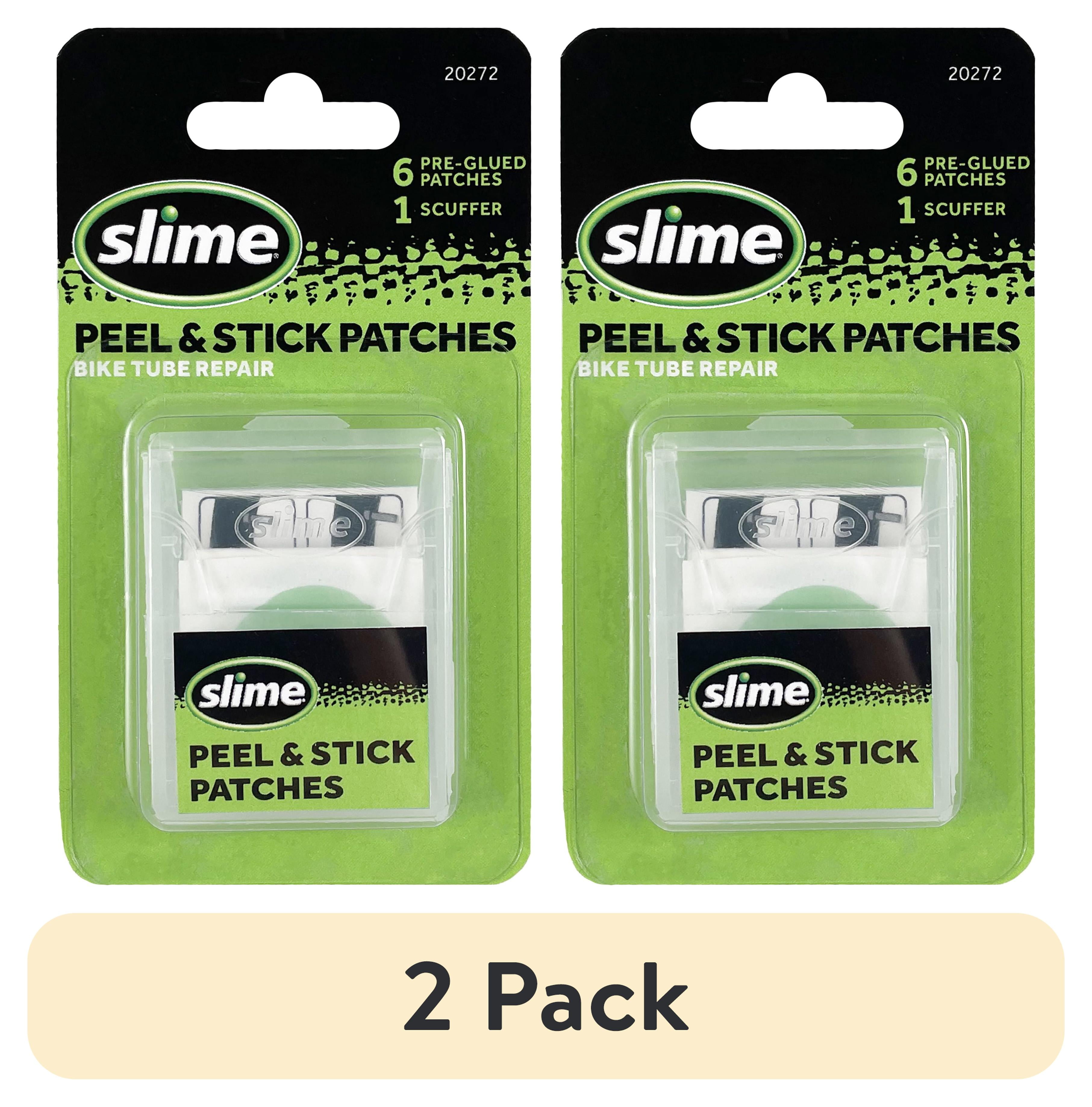 Slime Peel Bicycle Tube Patches - Patching Solution for Bike Tubes ...