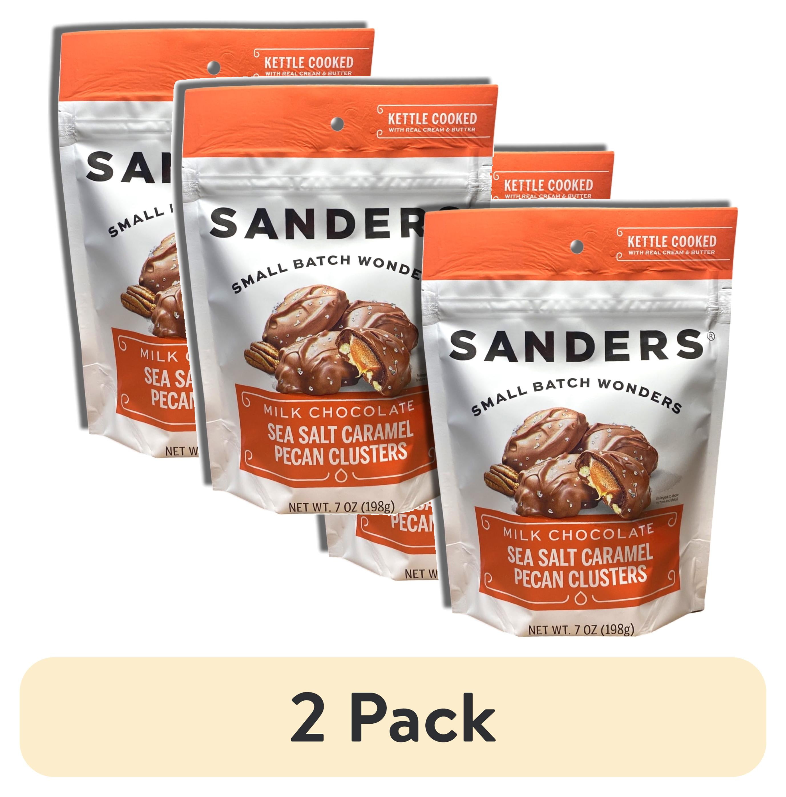 (2 pack) Sanders Small Batch Milk Chocolate Sea Salt Pecan Caramel ...