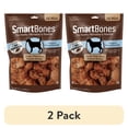 (2 pack) SmartBones Mini Bones with Real Peanut Butter 56 Count ...