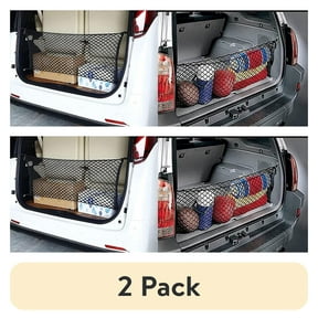 Zone Tech Large Pocket Mesh Storage Net - Black Mesh Large Pocket Trunk ...