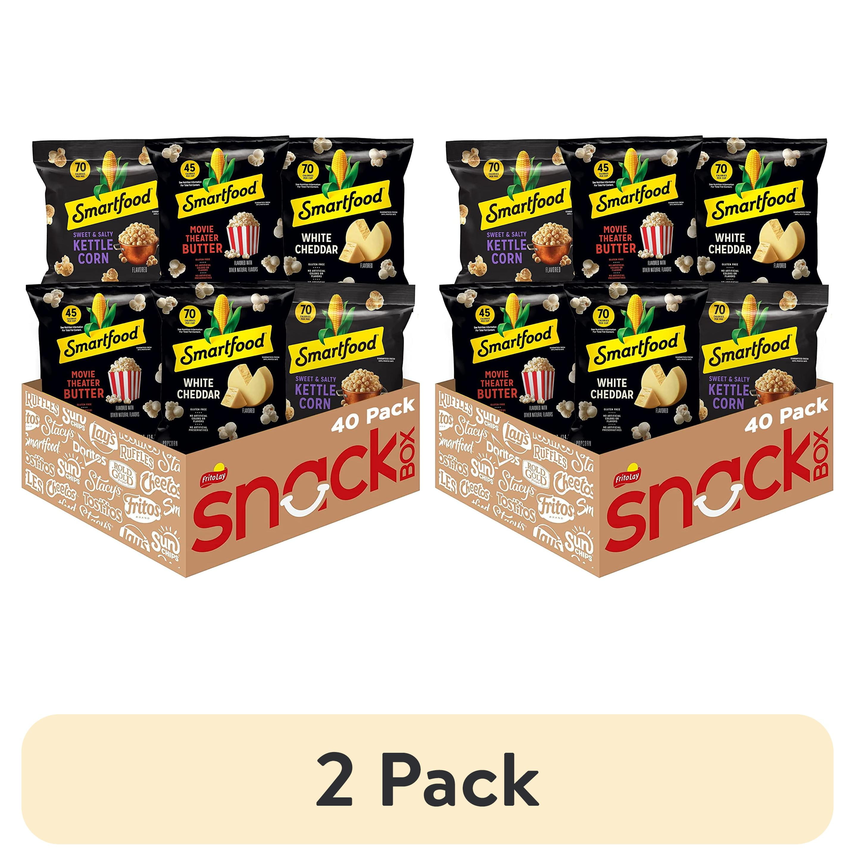 (2 pack) Smartfood Popcorn Variety Pack Kettle Corn, Movie Theater ...